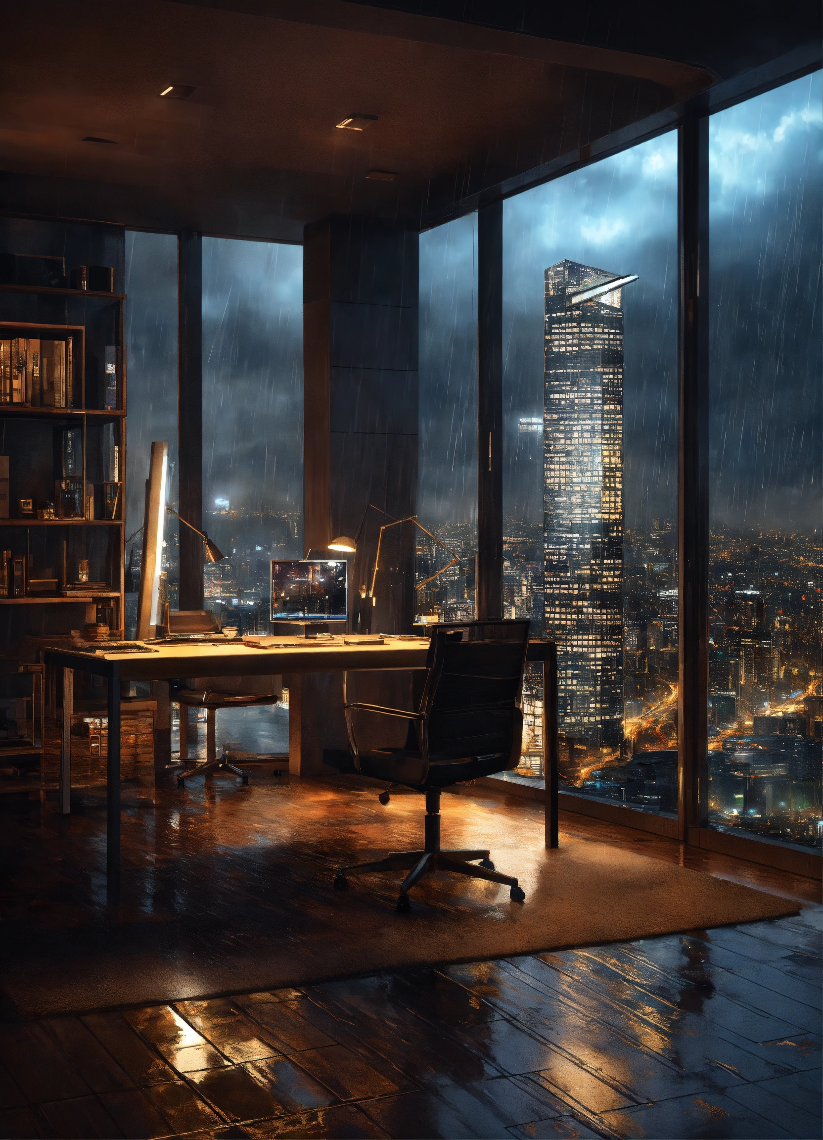 Lexica - Interior architectural rendering 8k, beautiful interior office ...