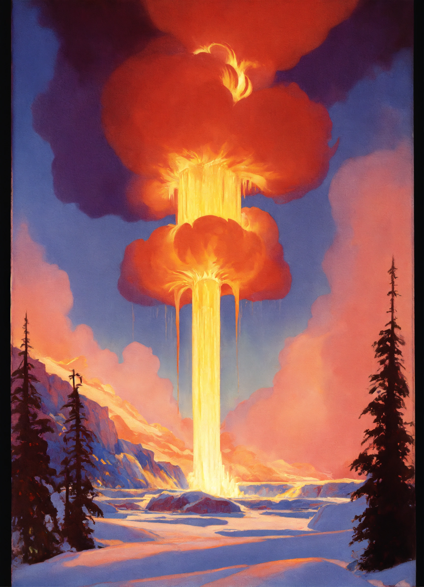 Lexica - Ice inferno, by Agnes Lawrence Pelton