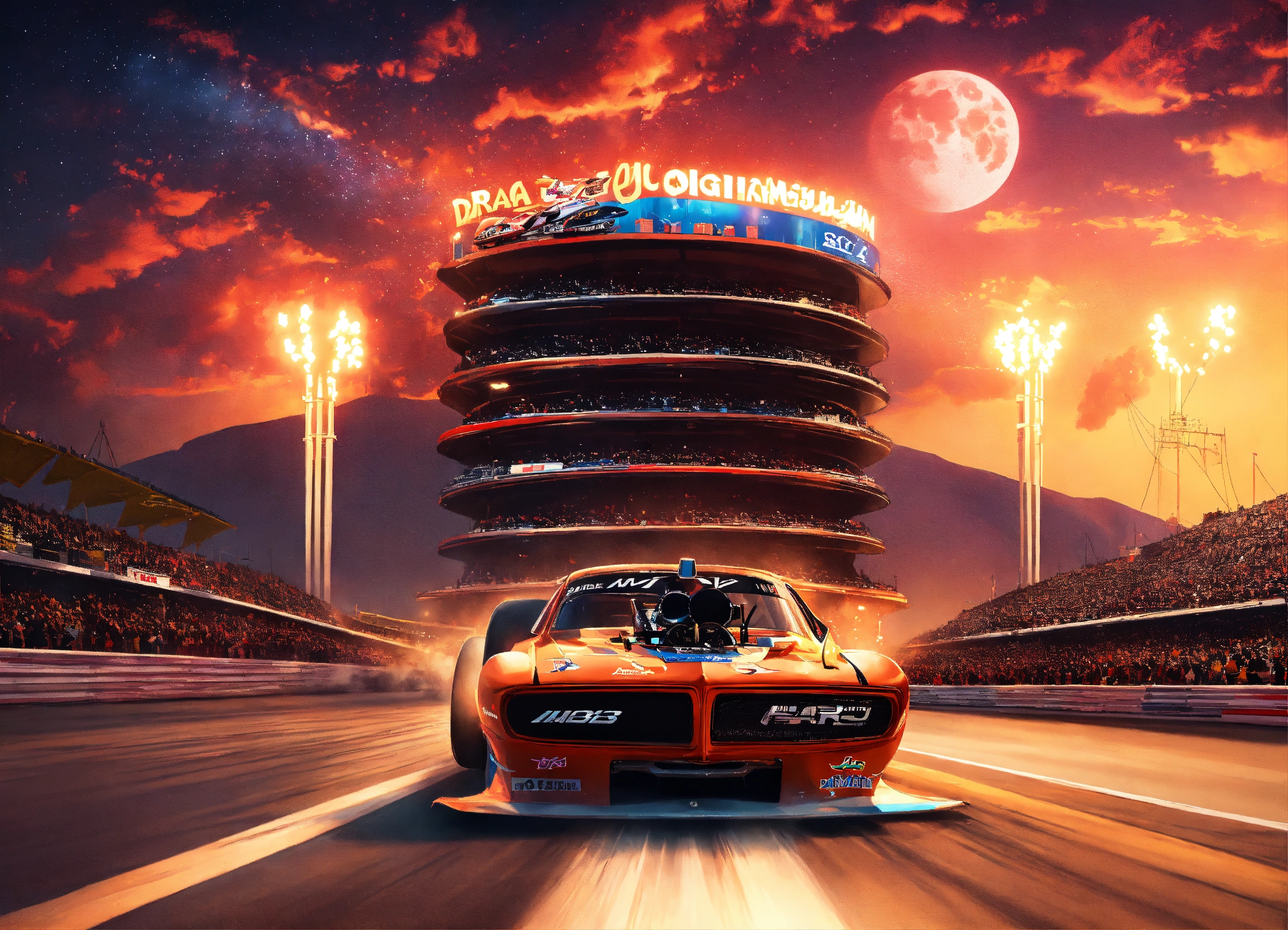 Lexica - Generate a captivating digital illustration of a Bahrain ...