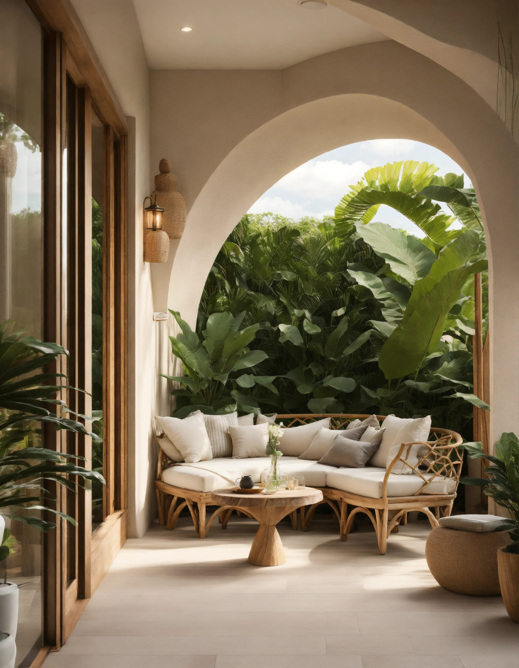 Lexica - Ultra realistic photo of Modern take on upscale bali inspired ...