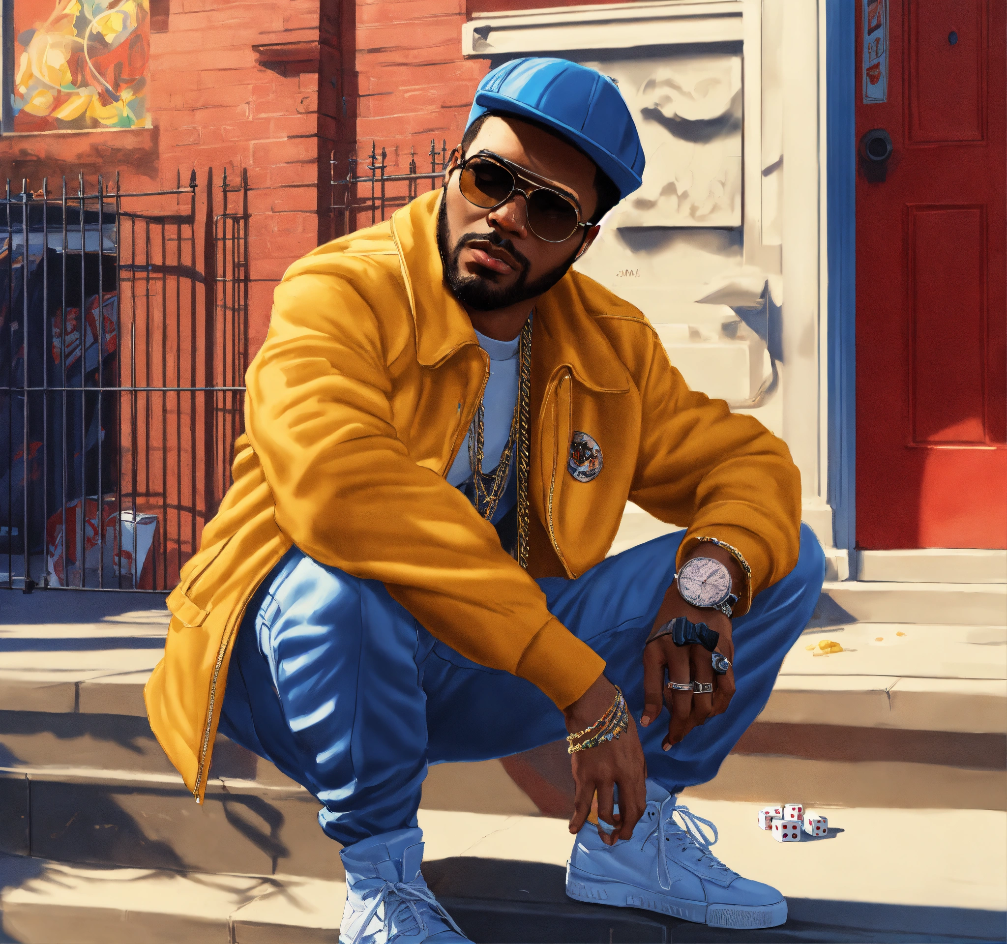 Lexica - Medium side angle shot Pop art, hyperrealist full body ...