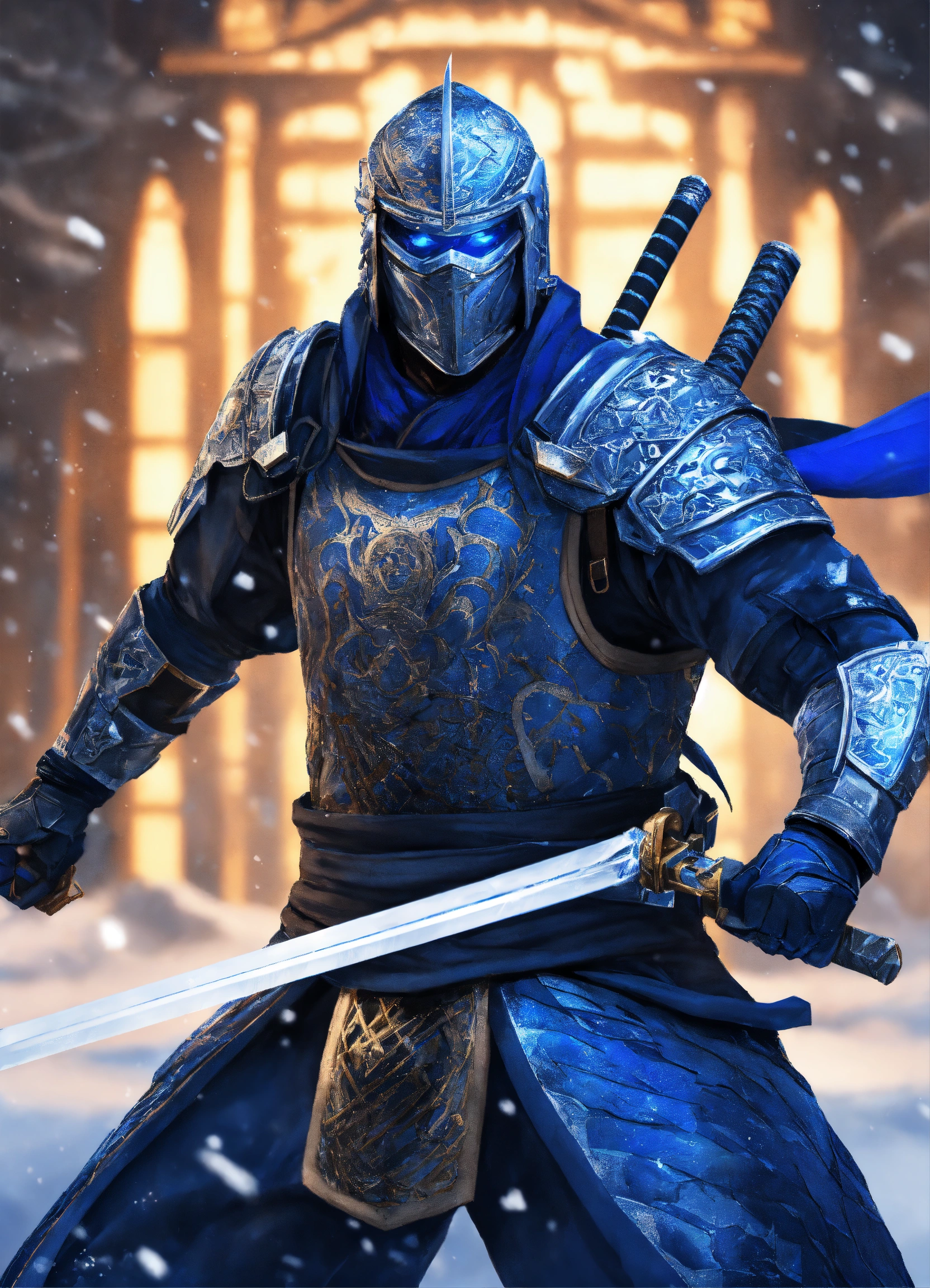 Lexica - Realistic, digital illustration art, Sub-Zero Ronin, controls ...