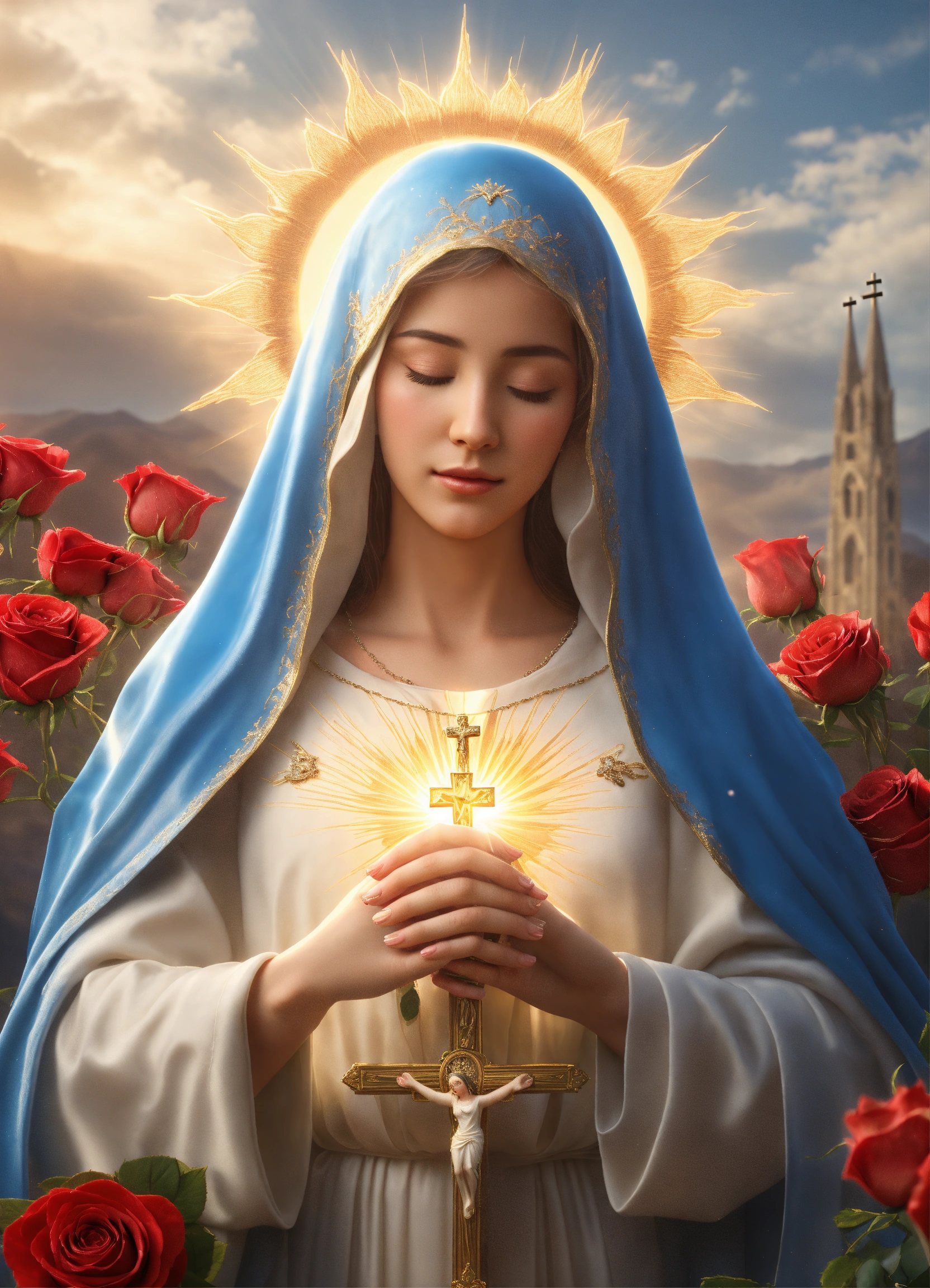 Lexica - Unreal engine render of a Beautiful 8k immaculate heart of ...