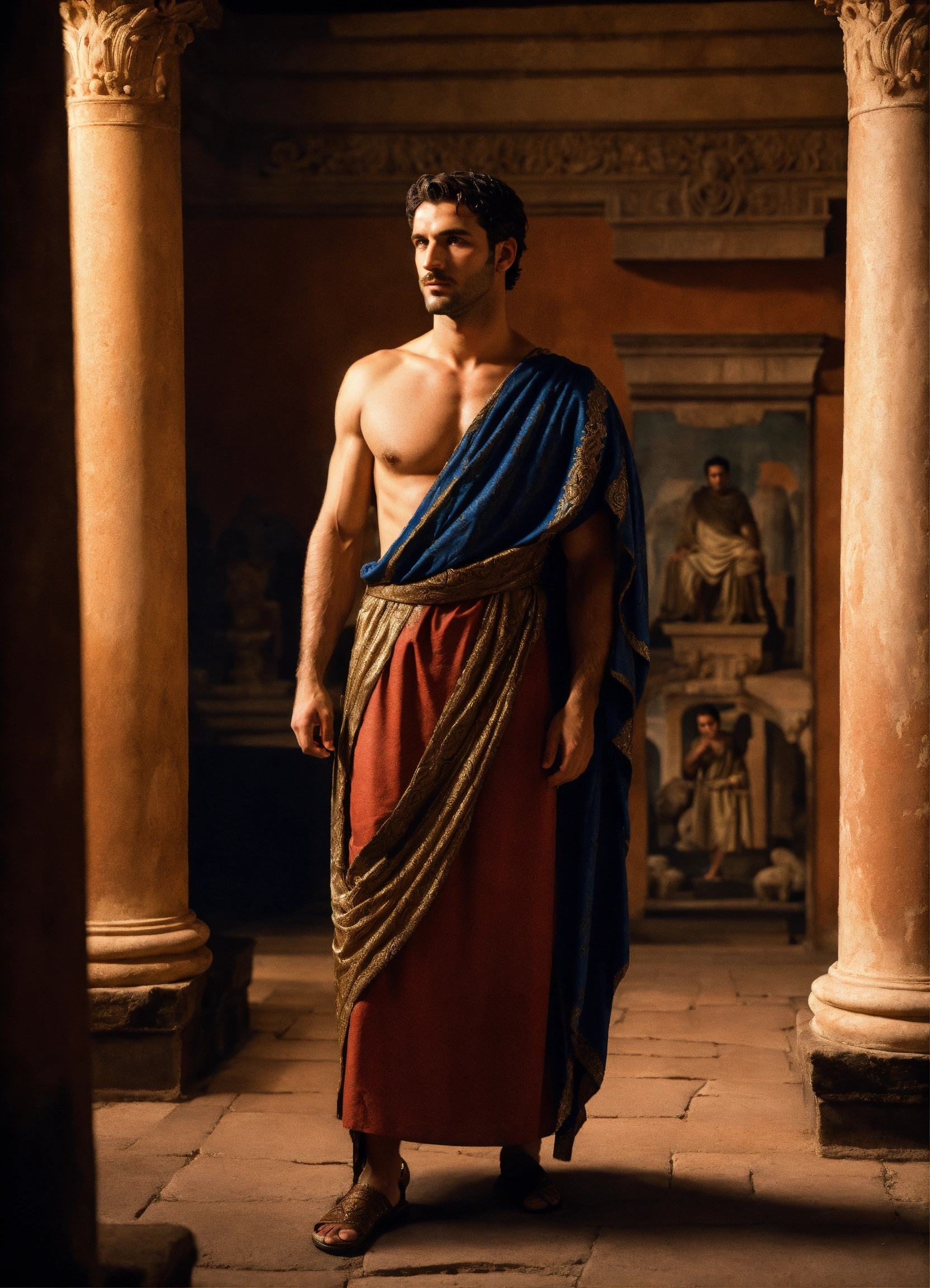 Lexica - Ancient rome, handsome and noble man, roman man, tall, wearing ...