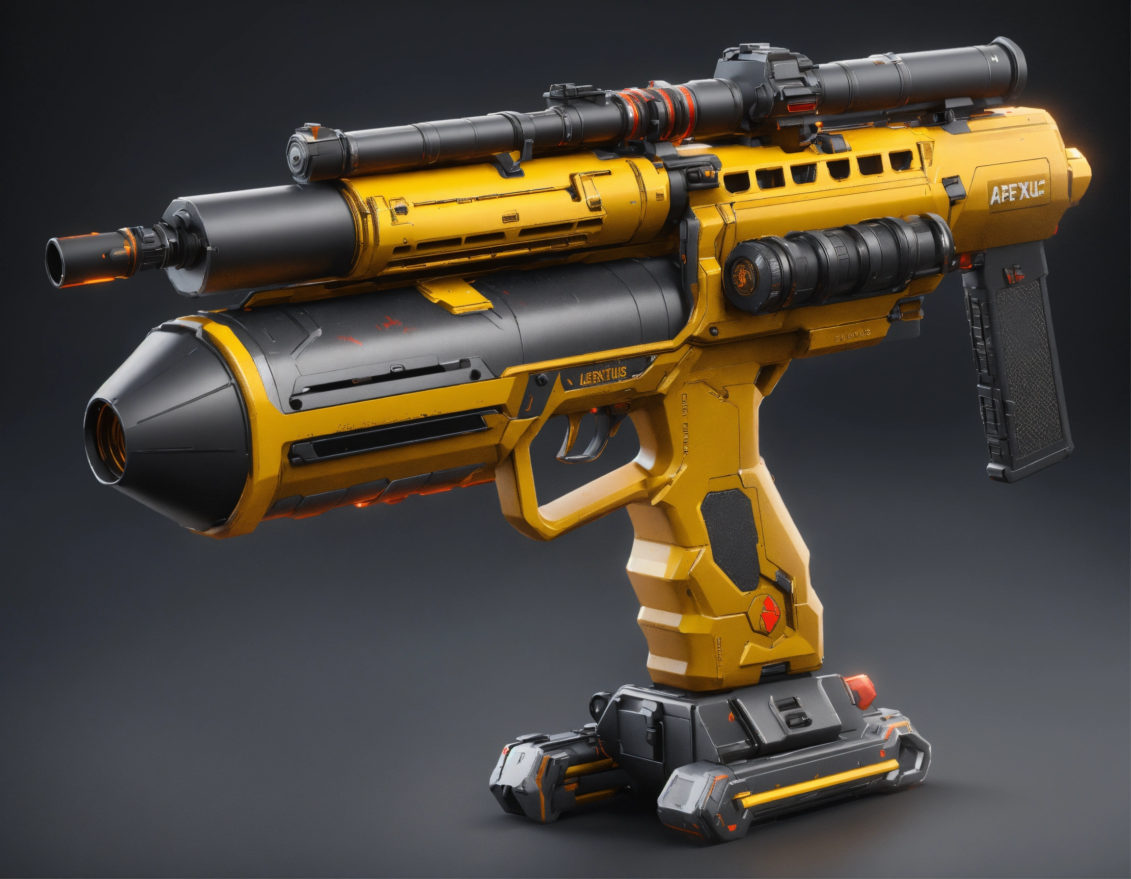 Lexica - Apex Legends mythical grenade launcher, realistic and hyper ...