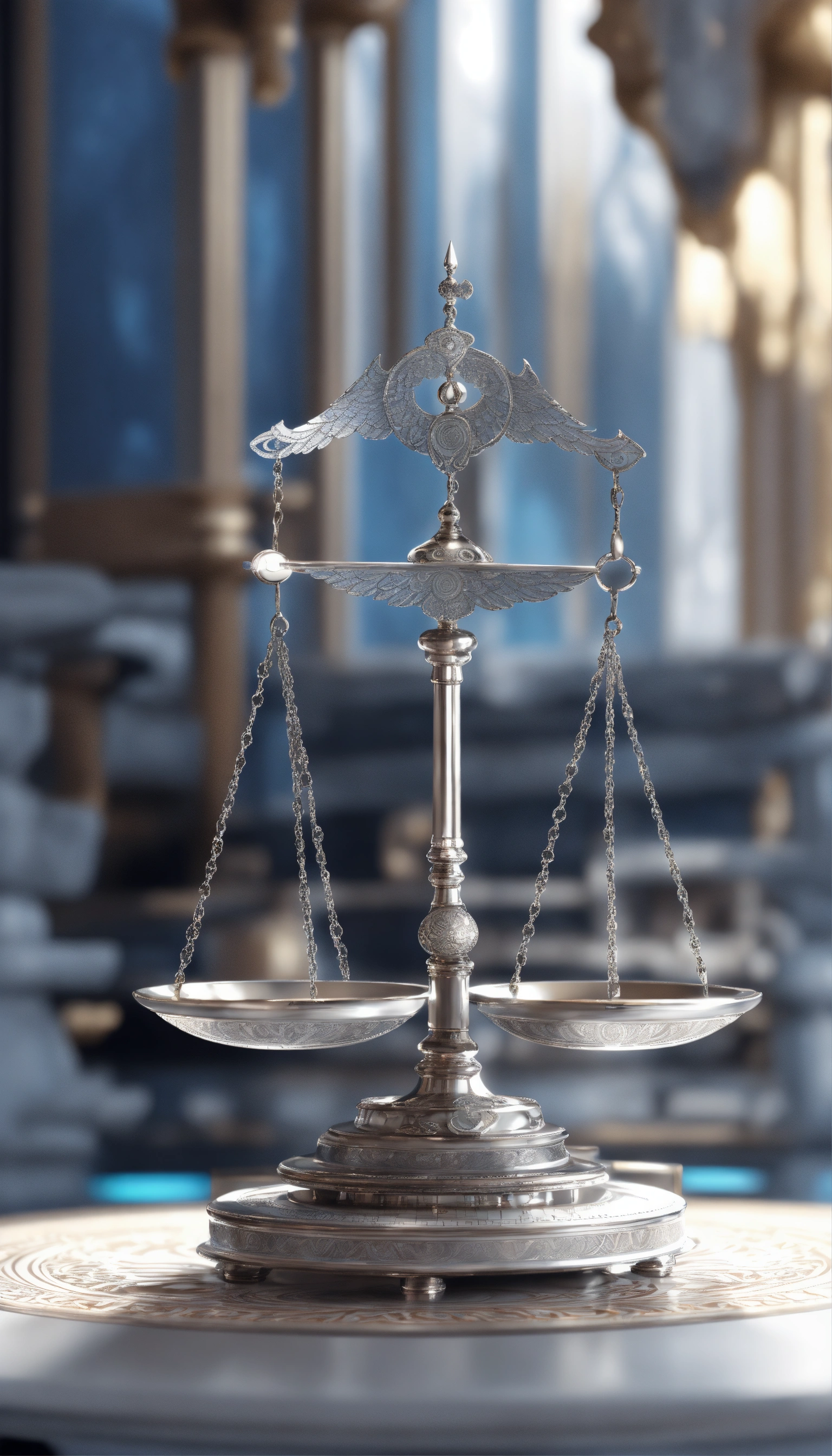 Lexica - Beautiful and perfect silver balance scale, detailed, digital ...