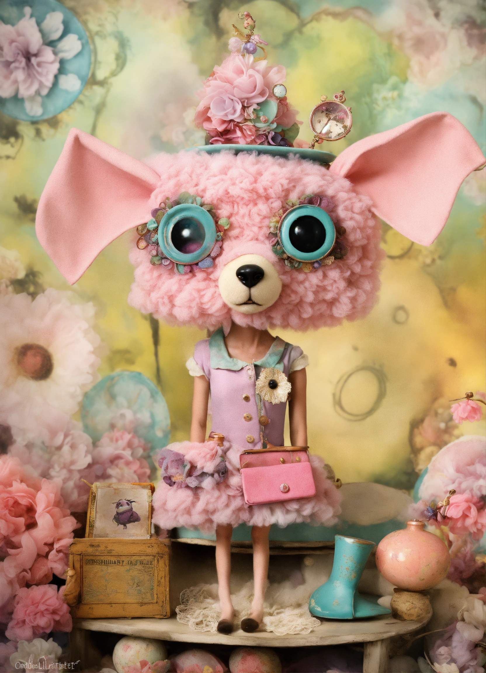 Lexica - Shabby chic dreamy mist pastel junk journals whimsical cute ...