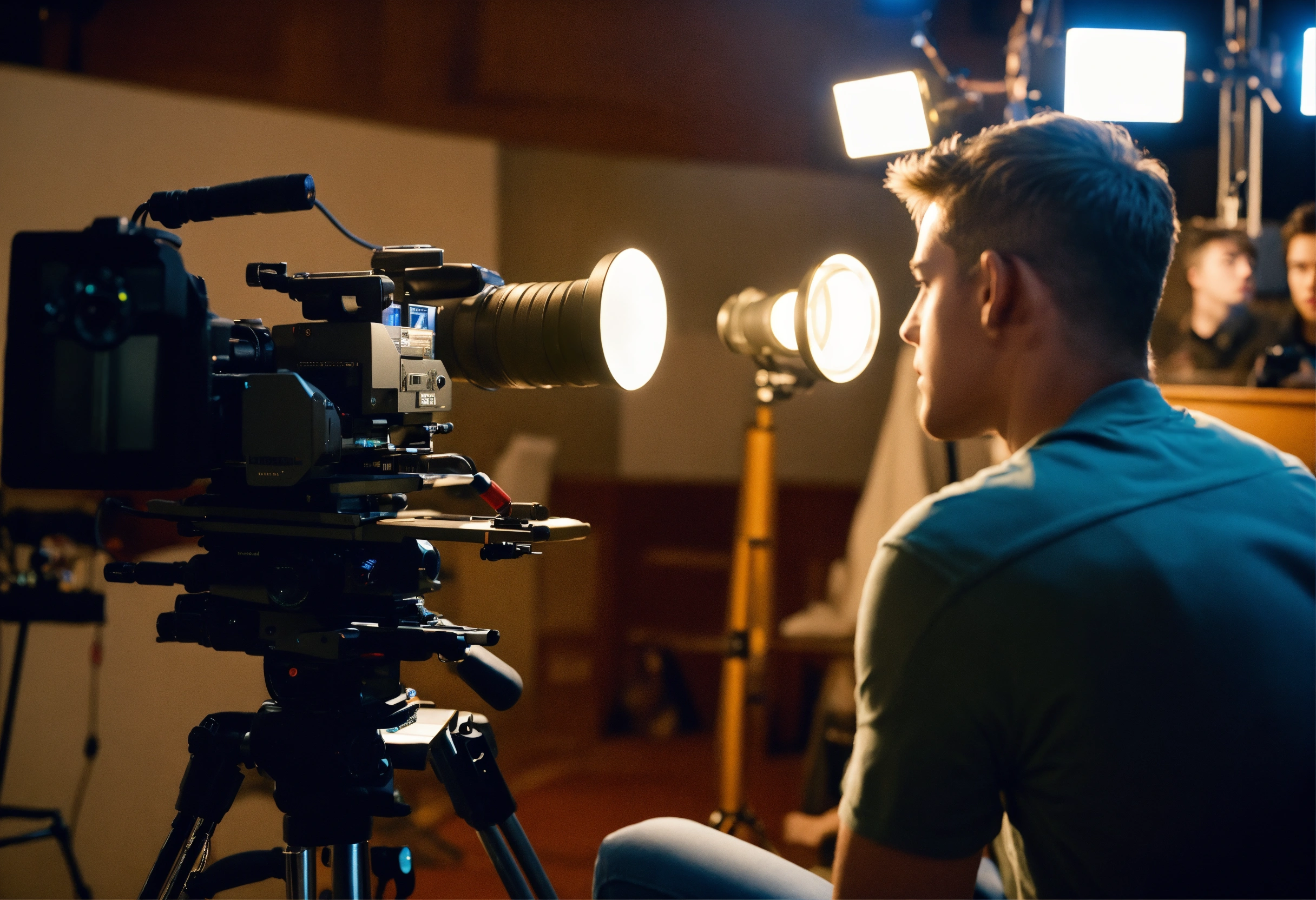 Lexica - The process of shooting a movie. A young film director in the ...