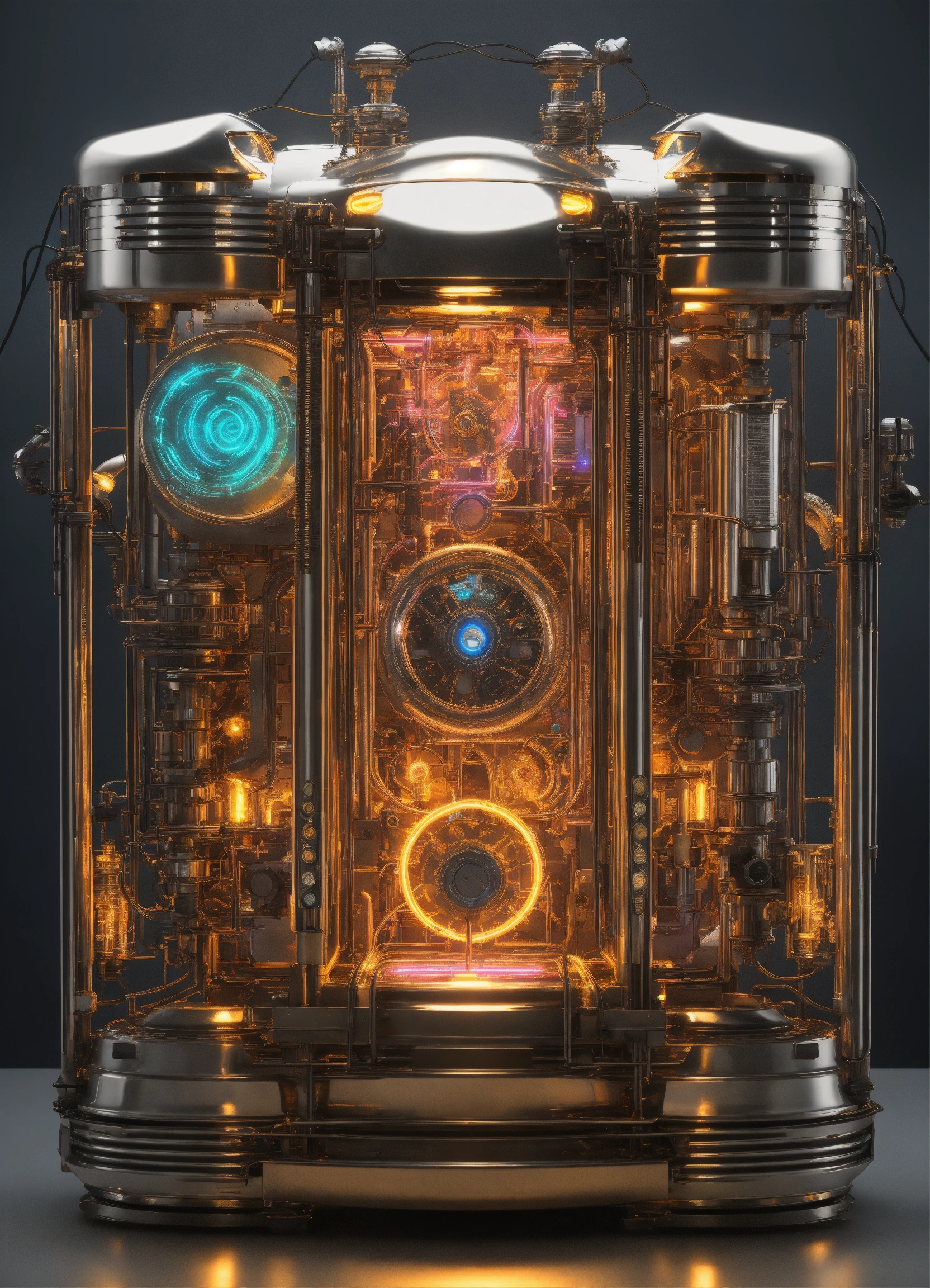 Lexica - High tech tools, symmetrical, 4-Dimensional, Reflective, Liquid Metal, Brushed Aluminum ...