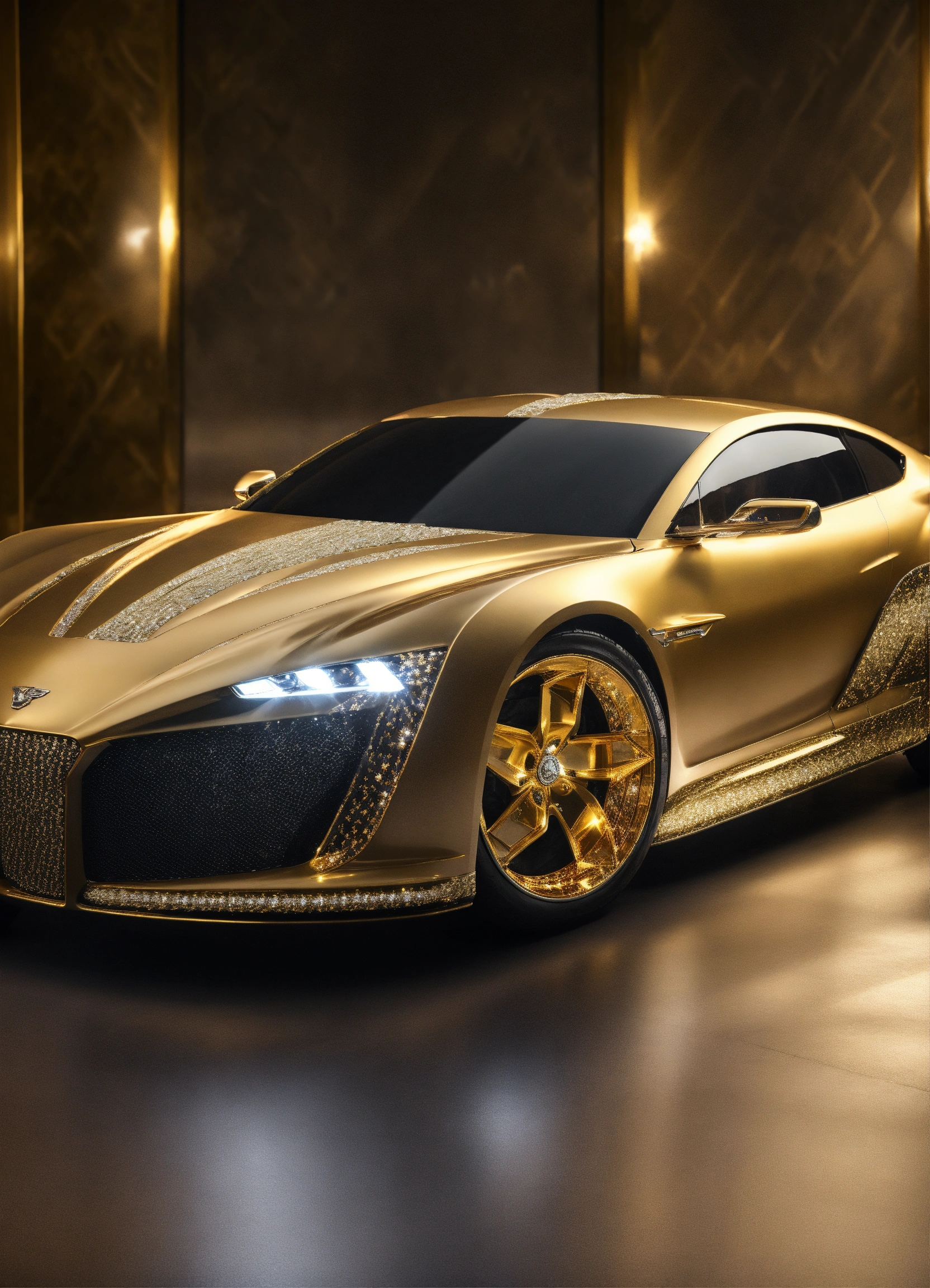 Lexica - Unknown super sport car, design with diamond, luxury design ...