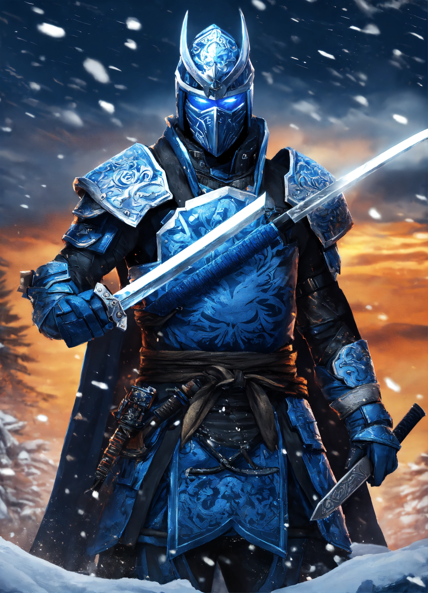 Lexica - Realistic, digital illustration art, Sub-Zero Ronin, controls ...