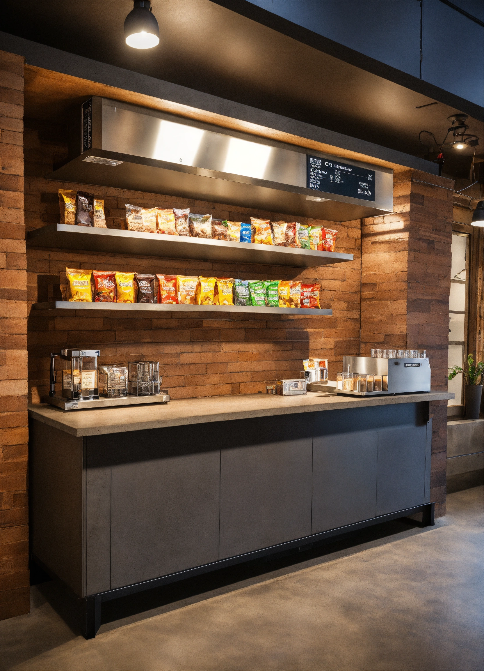 Lexica - A self serve breakroom snack bar with snacks on an easy to ...