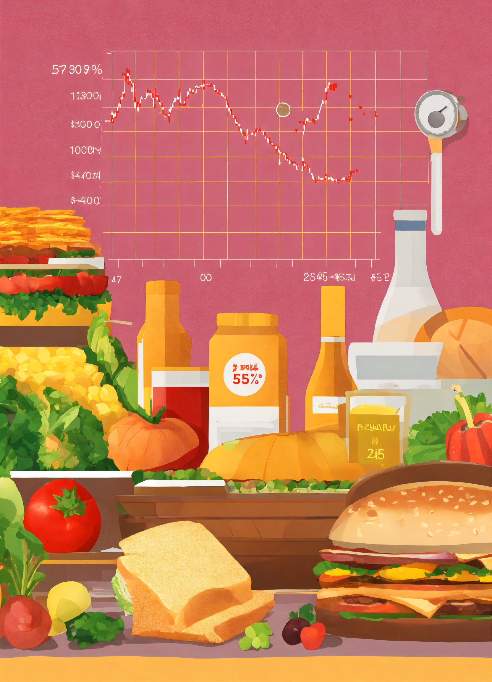 Lexica - Inflation indicator with food prices going up, and everything else