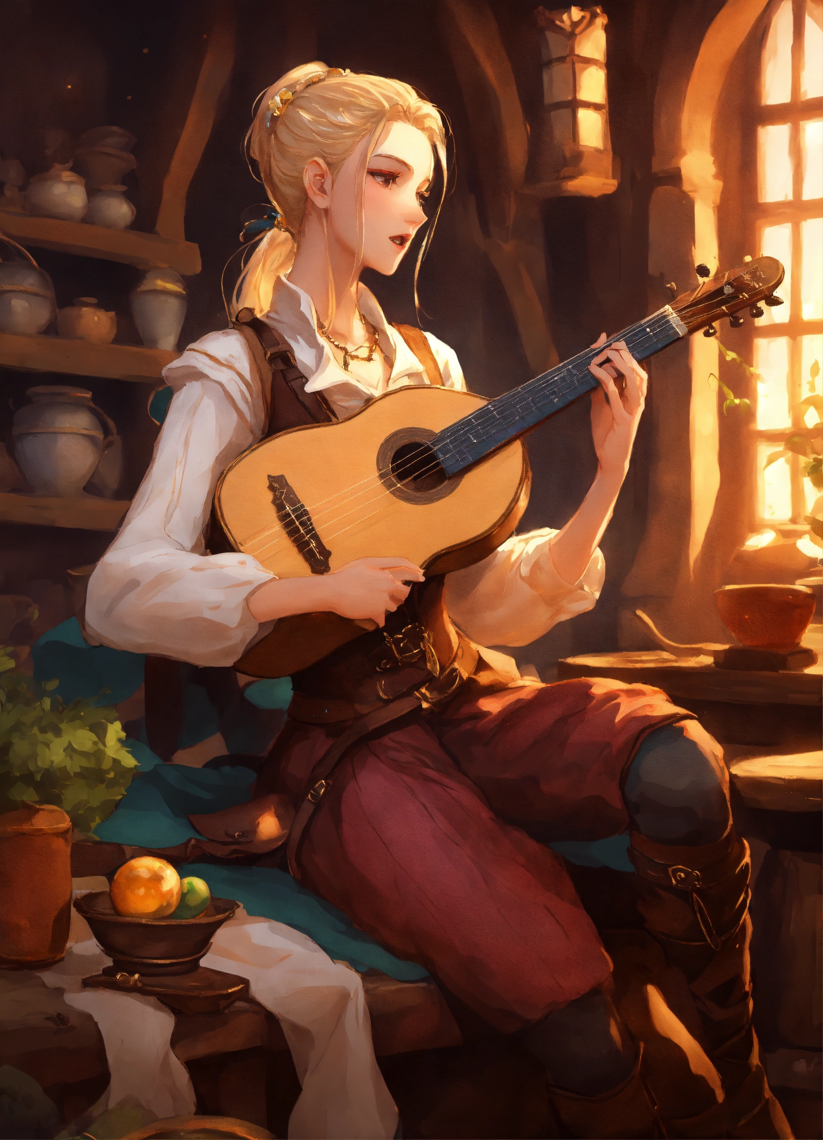 Lexica - A slender 16-year-old genderqueer male bard from a fantasy ...