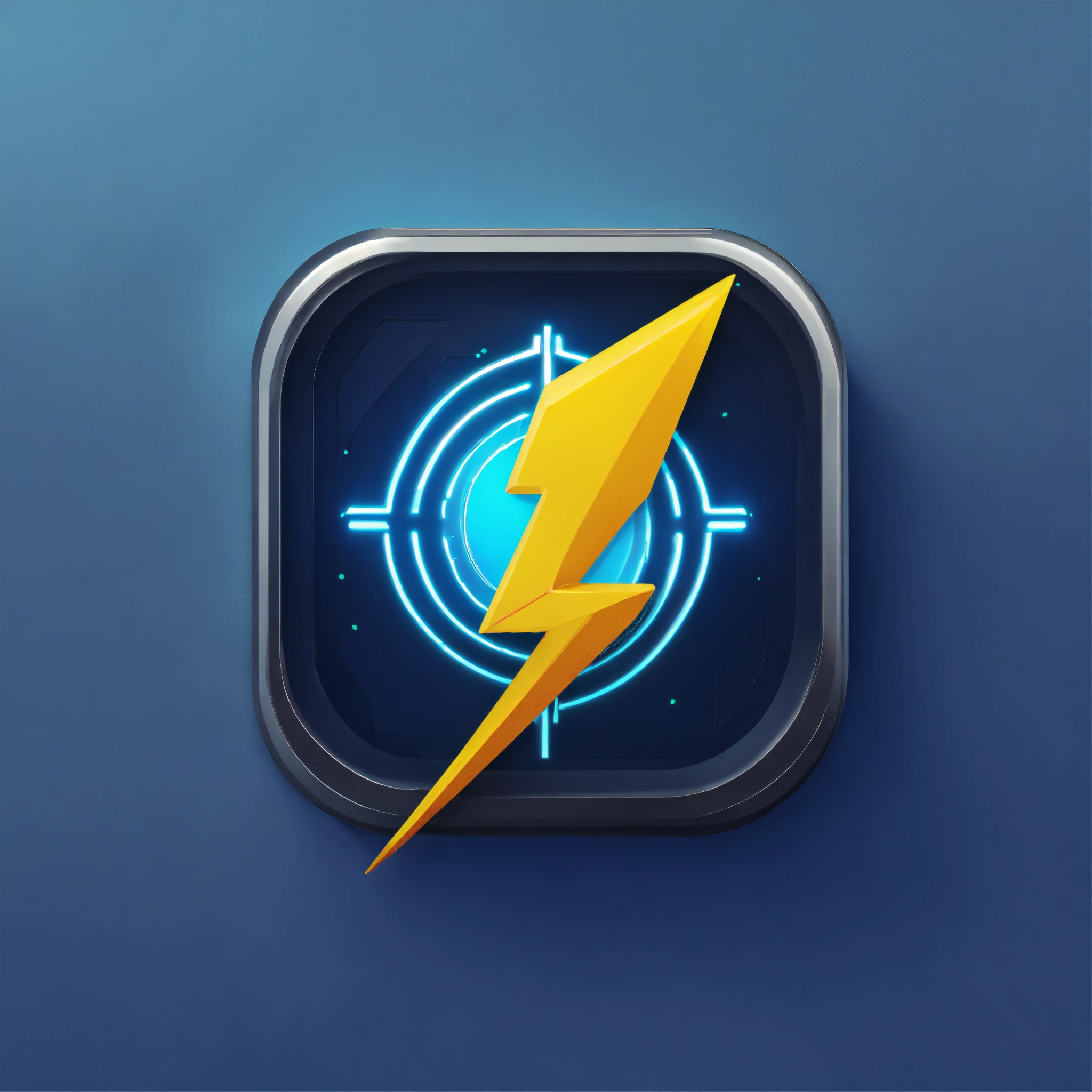 Lexica - Modern app icon for Ethernet configuration, stylized lightning ...
