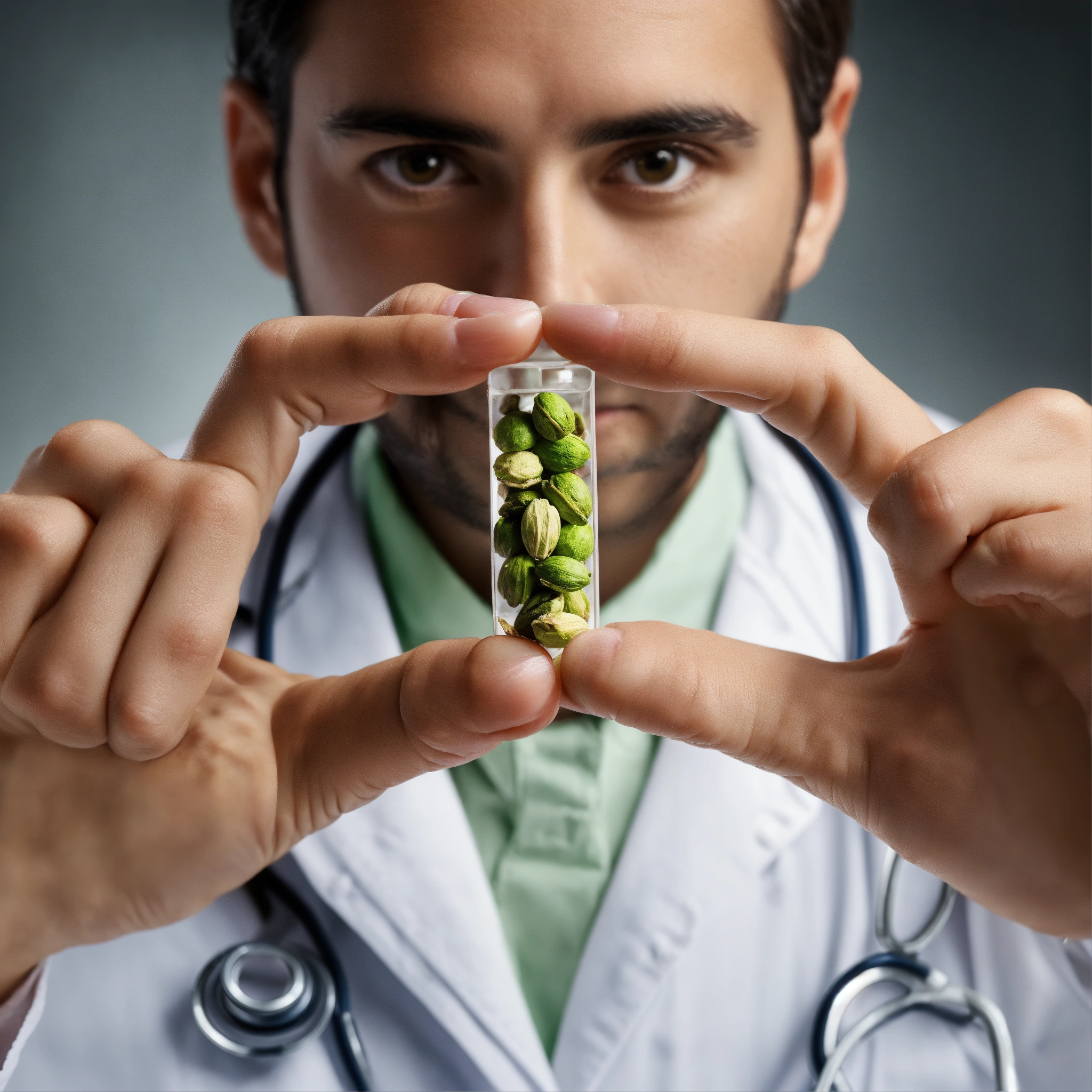 Lexica - Photorealistic picture of a doctor donning a white coat. With ...