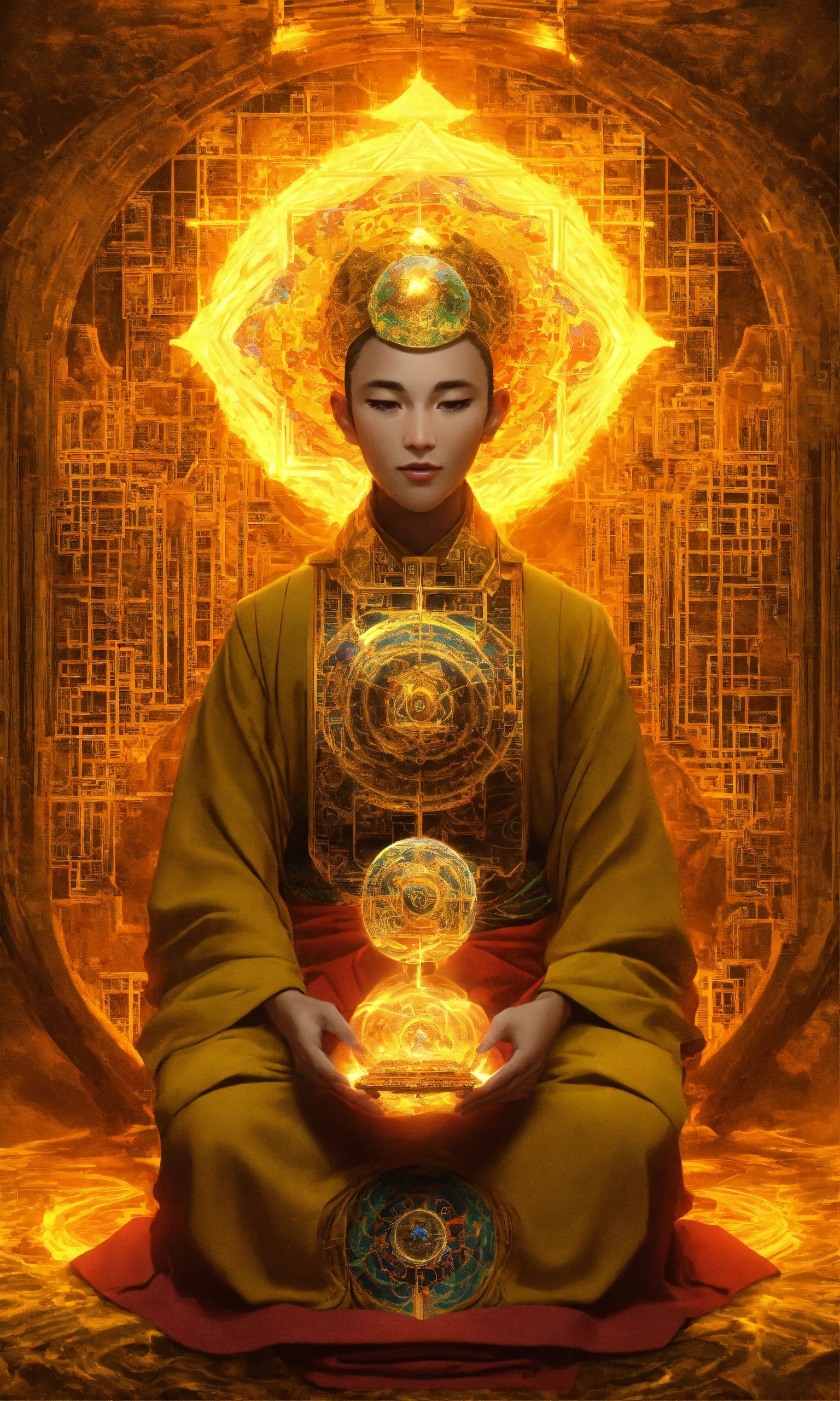 Lexica - 4th dimension complex fractal geometry tesseracts daoist monk ...
