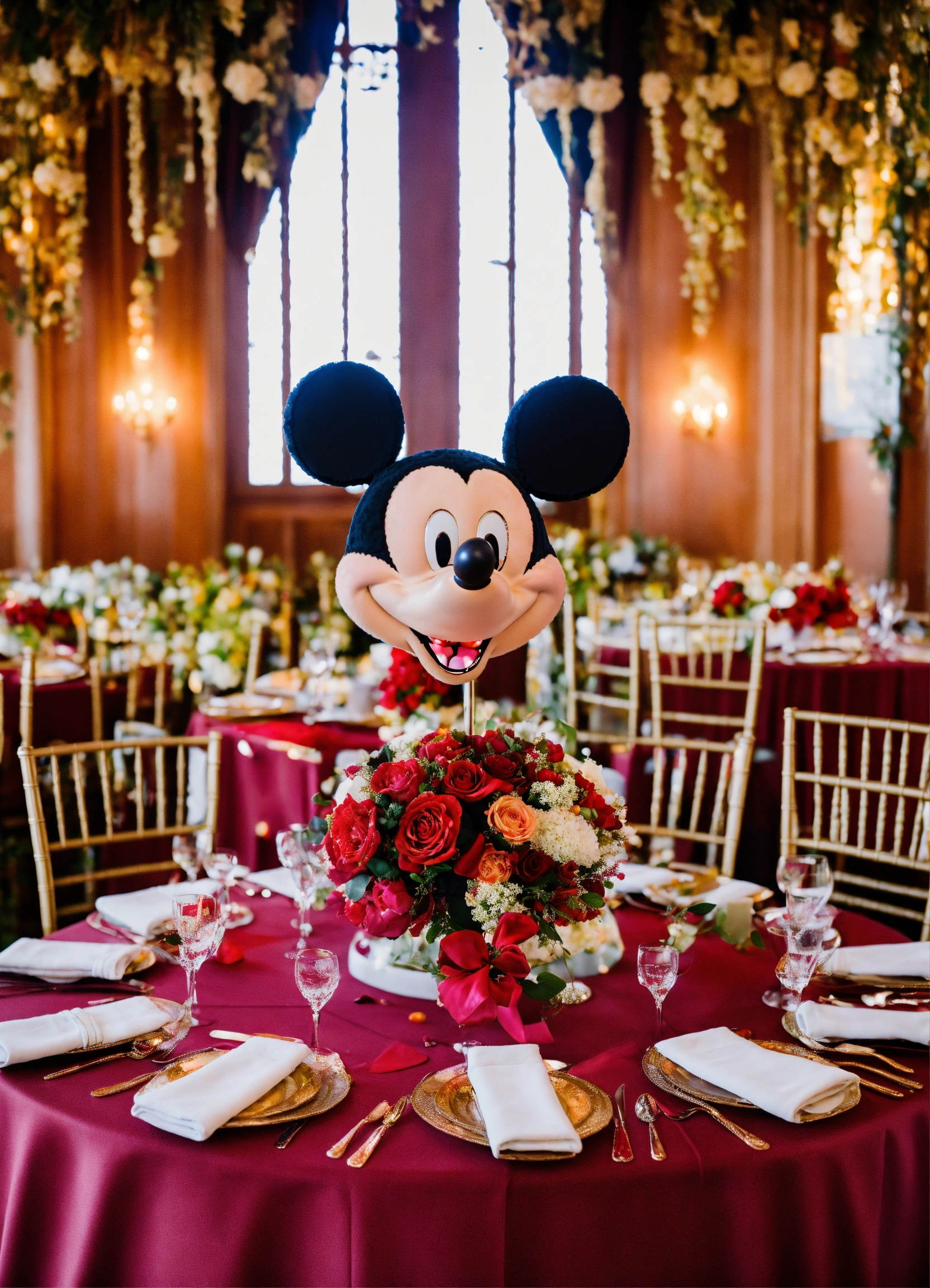 Lexica - Mickey Mouse décorateur de salle de mariage Entreprise FloRecrée