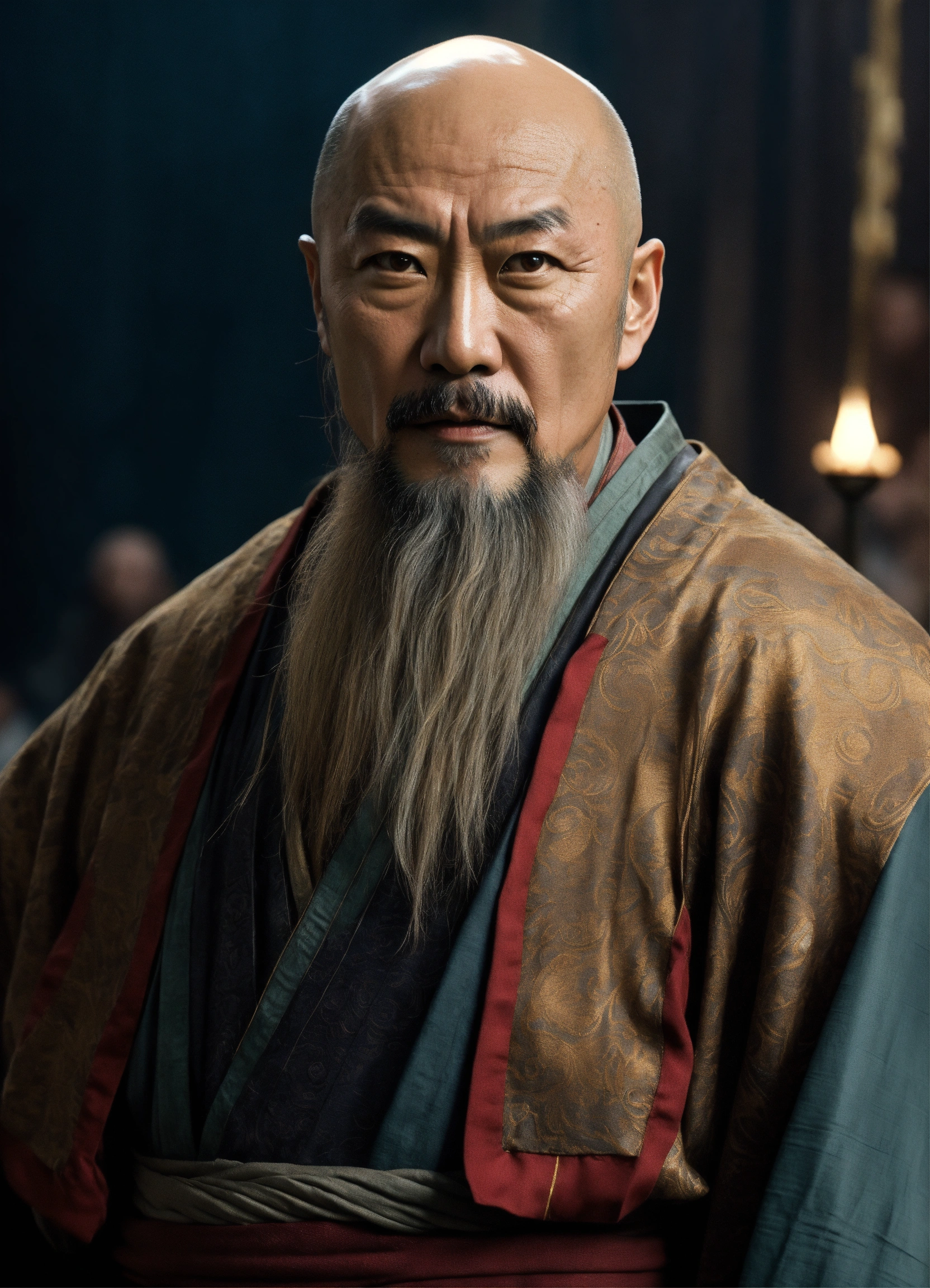 Lexica - An bald and long Chinese like beard and moustauchr Ken ...