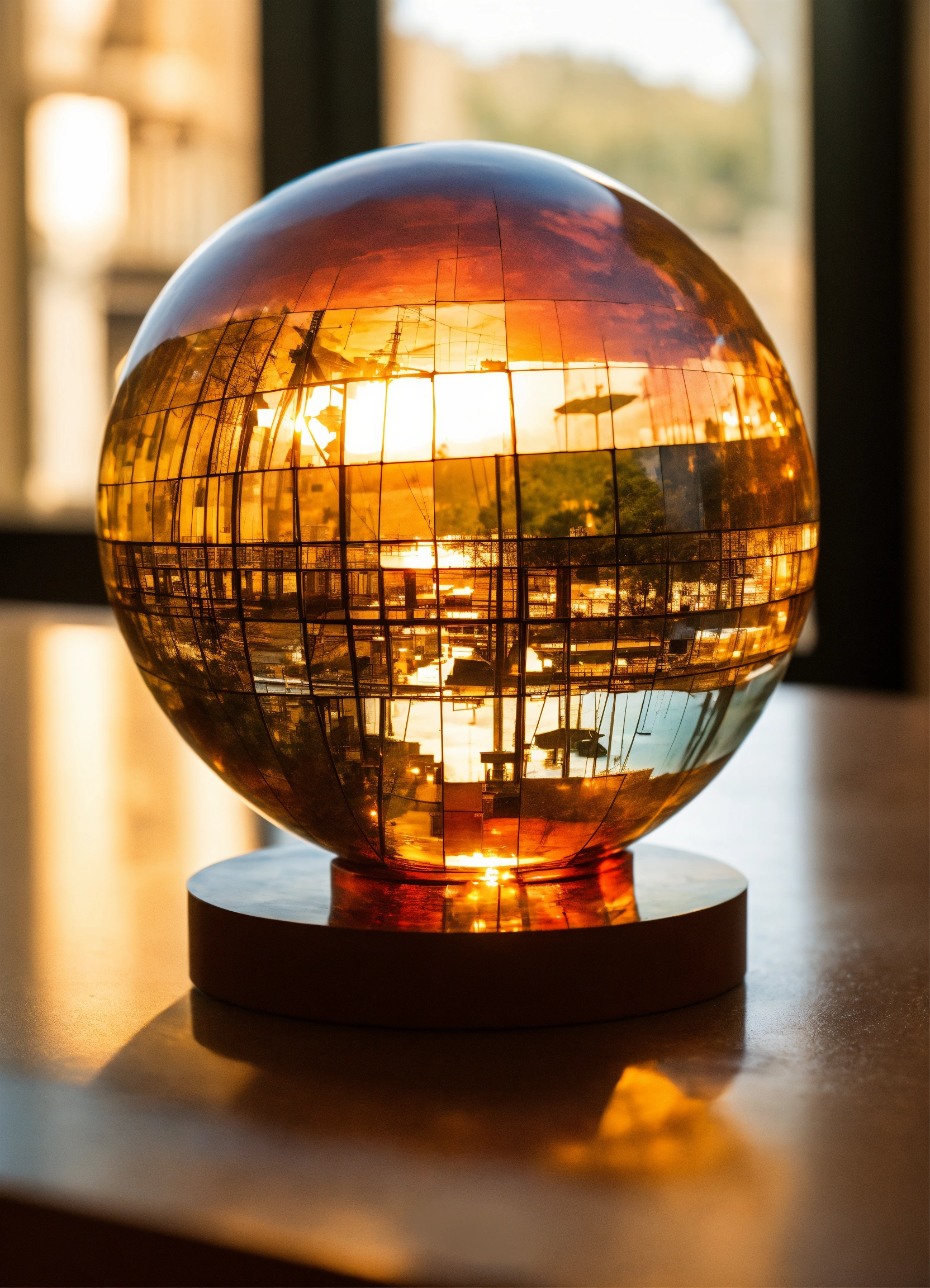 Lexica - A glass see through globe