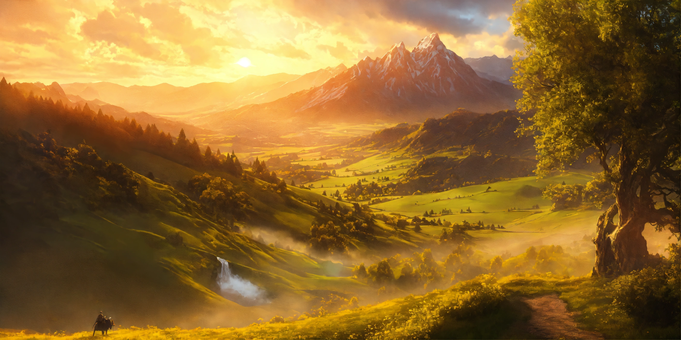 Lexica - Best Lord of the rings beautiful landscape, 8k, cinematic ...