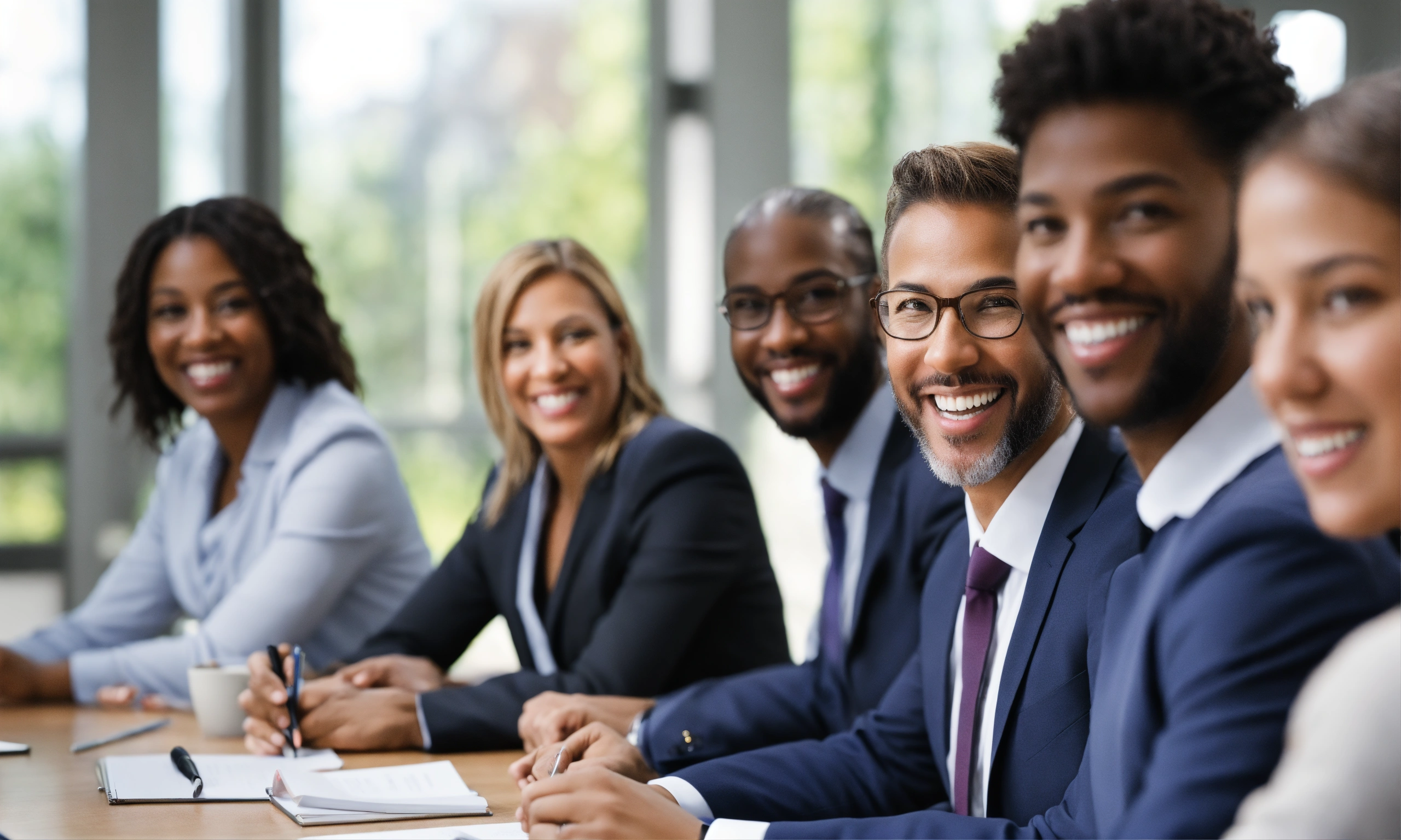 Lexica - A group of joyful Professional looking principals of all races ...