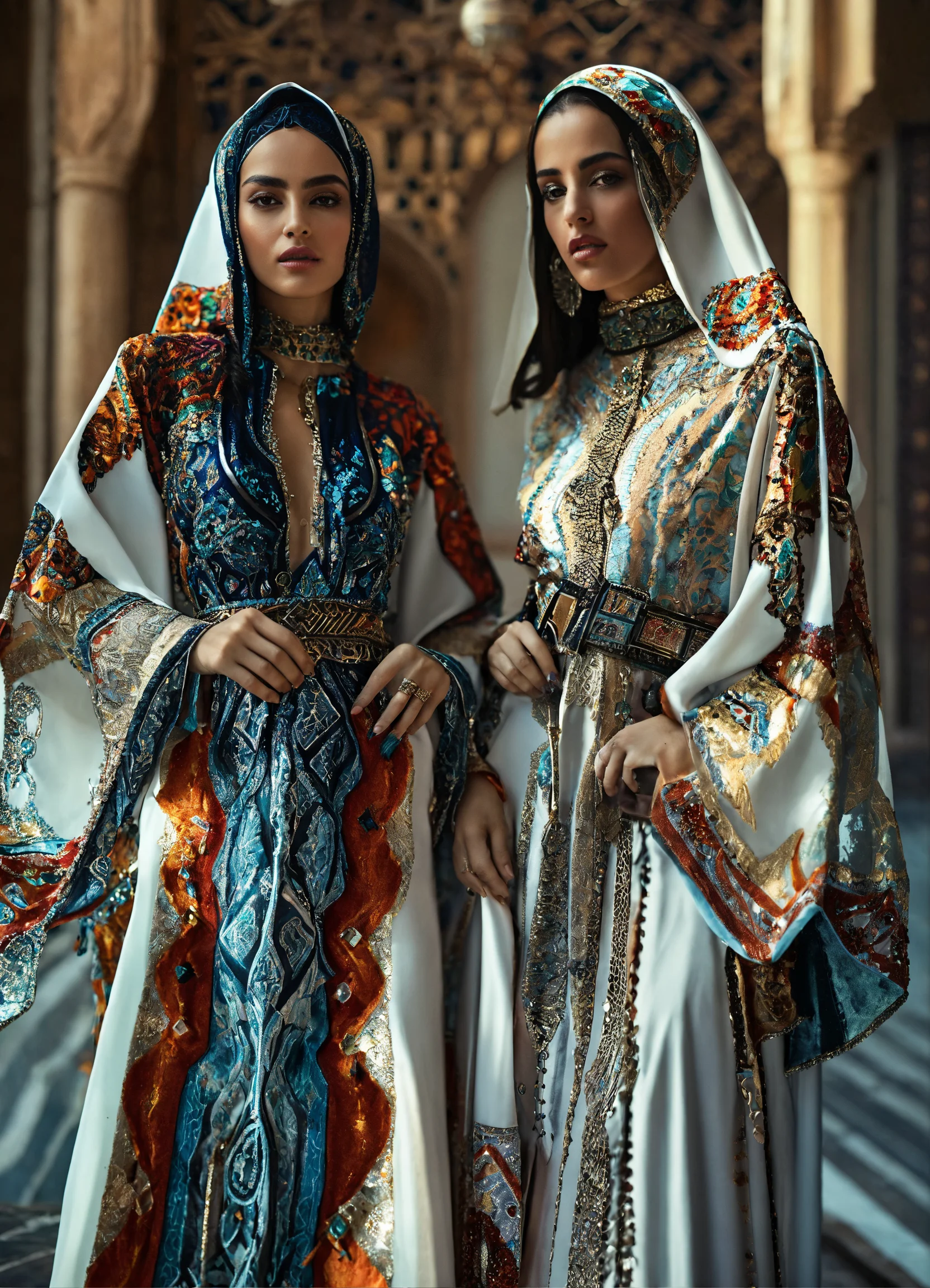 Lexica - Beautiful arabic women , waering beautiful kaftan morrocan ...