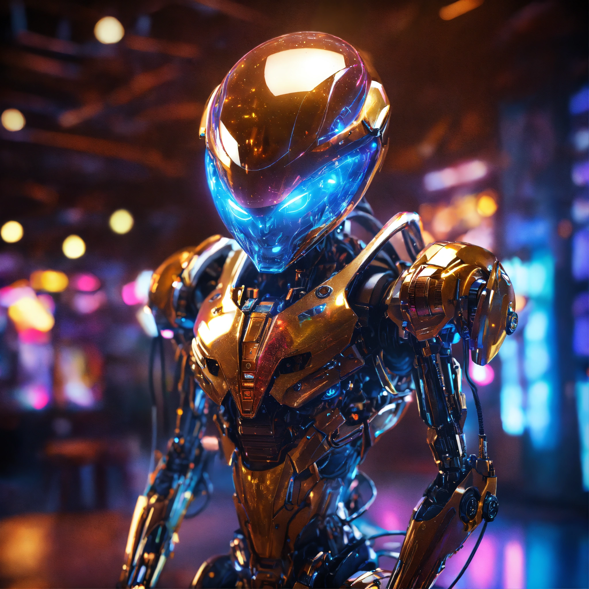 Lexica - Badass translucent polycarbonate robot that looks like an ...