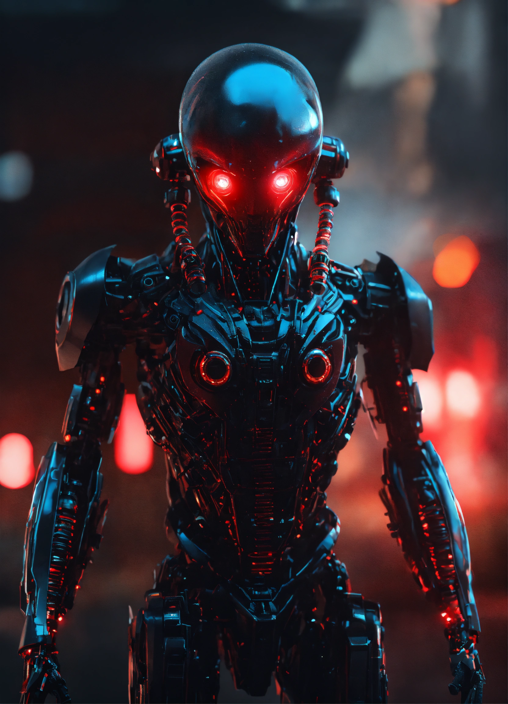 Lexica - Image of a male alien being, non-threatening, full body ...