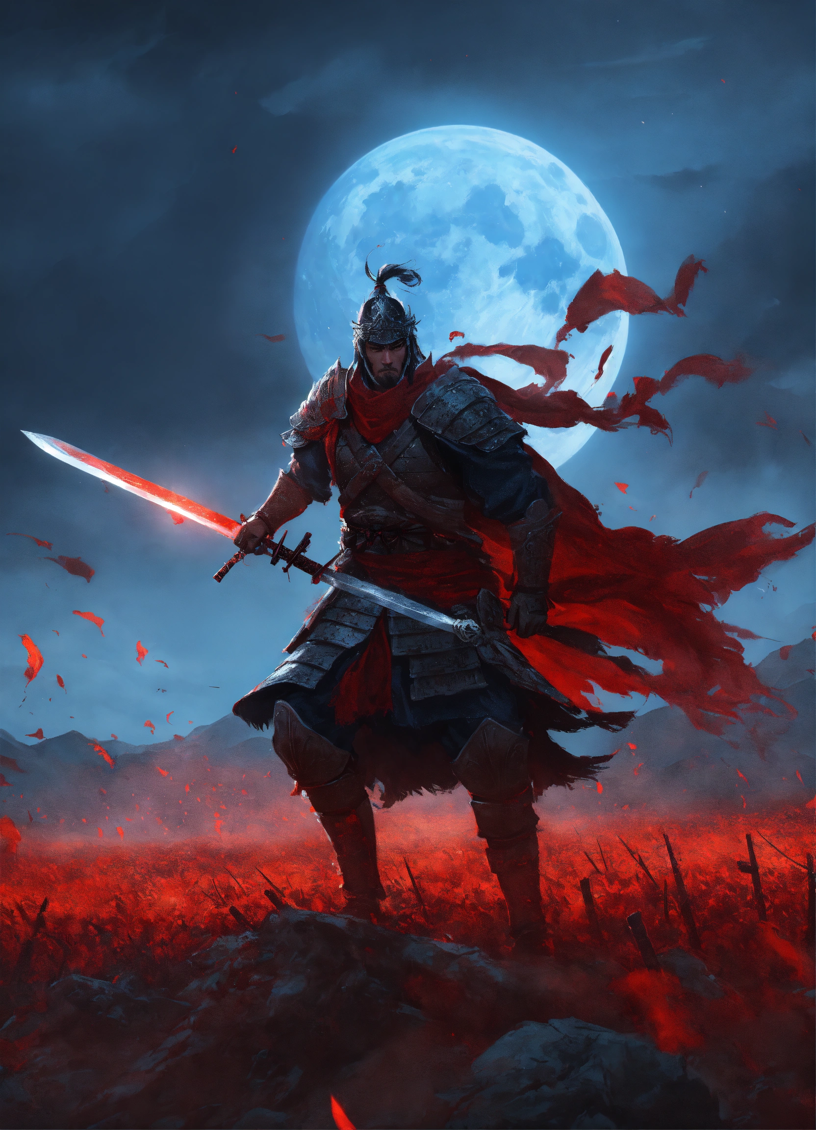 Lexica - A highly detailed epic cinematic concept art of a Warrior that ...