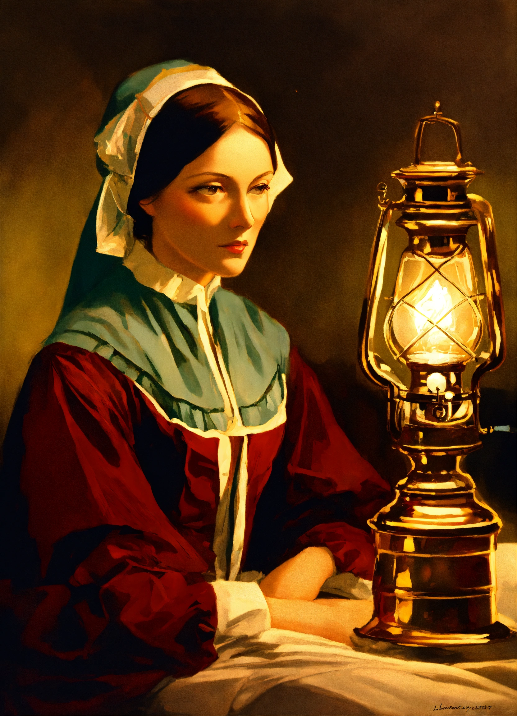 Lexica - Florence nightingale, lady with the lamp