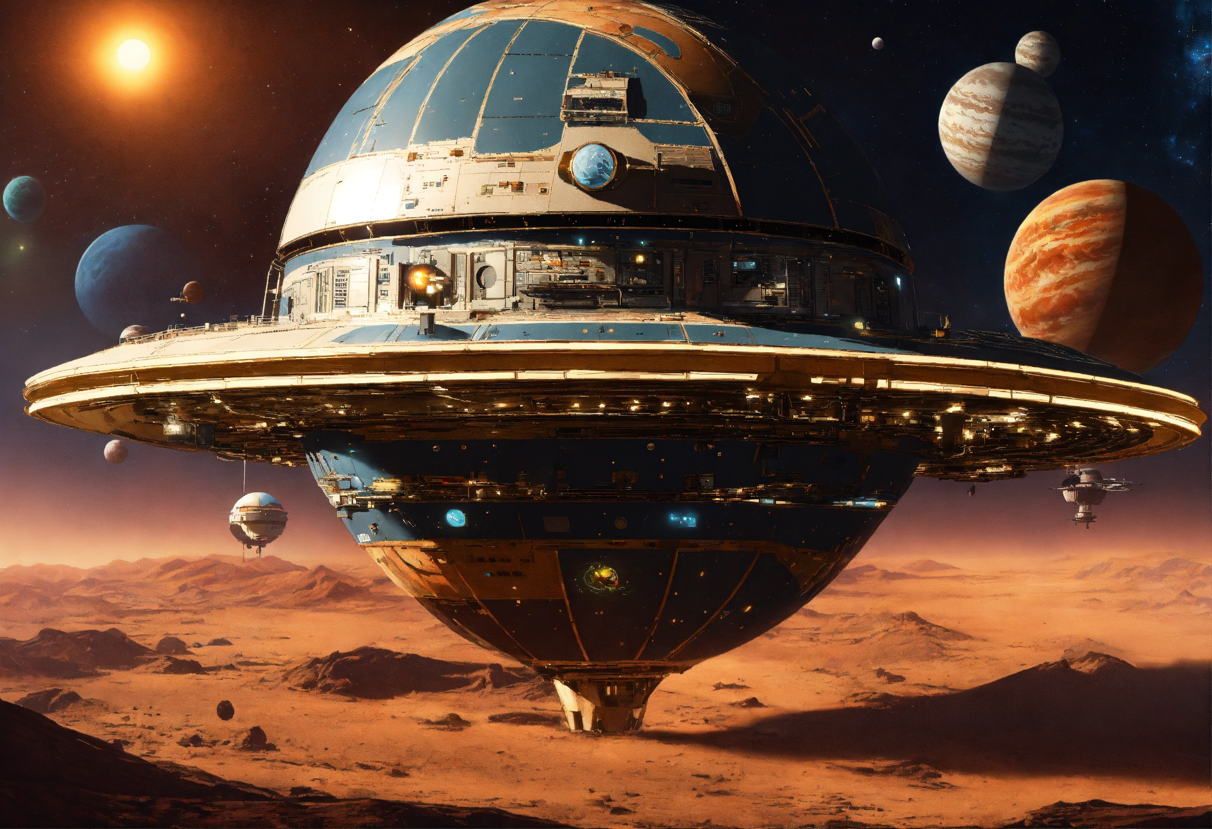 Lexica - Colonized solar system with space stations, inhabited planets ...