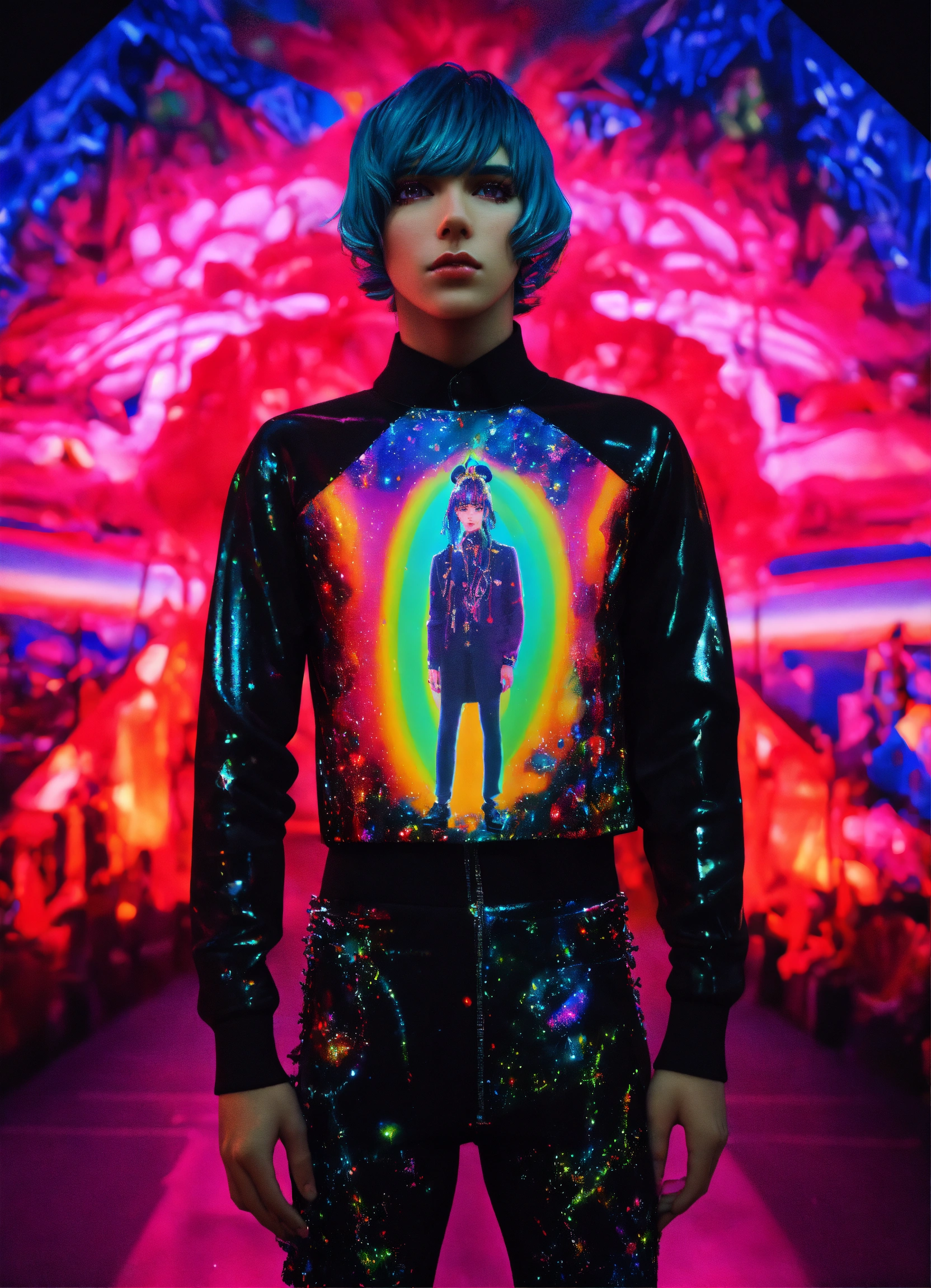 Lexica - Photorealistic 3D full body portrait of Gorgeous Goth emo Boy ...