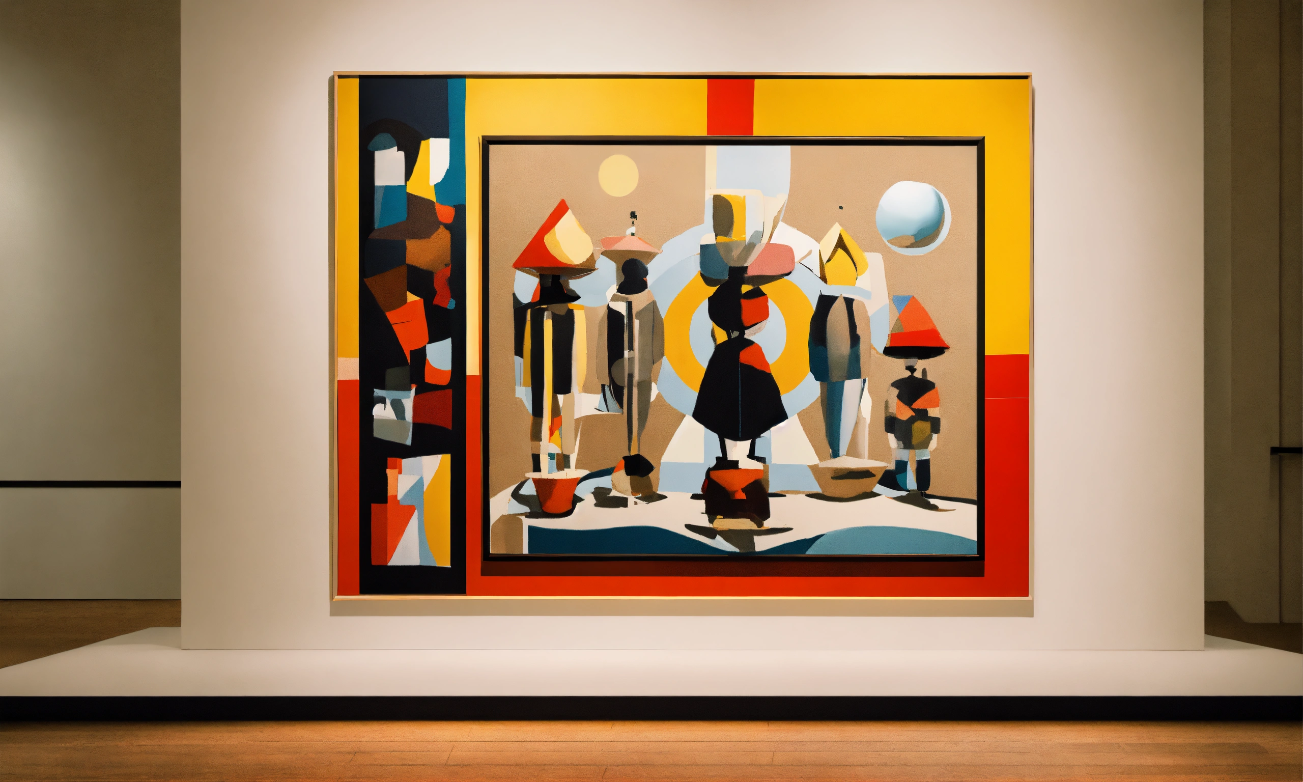 Lexica - Minimal painting, perspective shift structures, Stellated ...