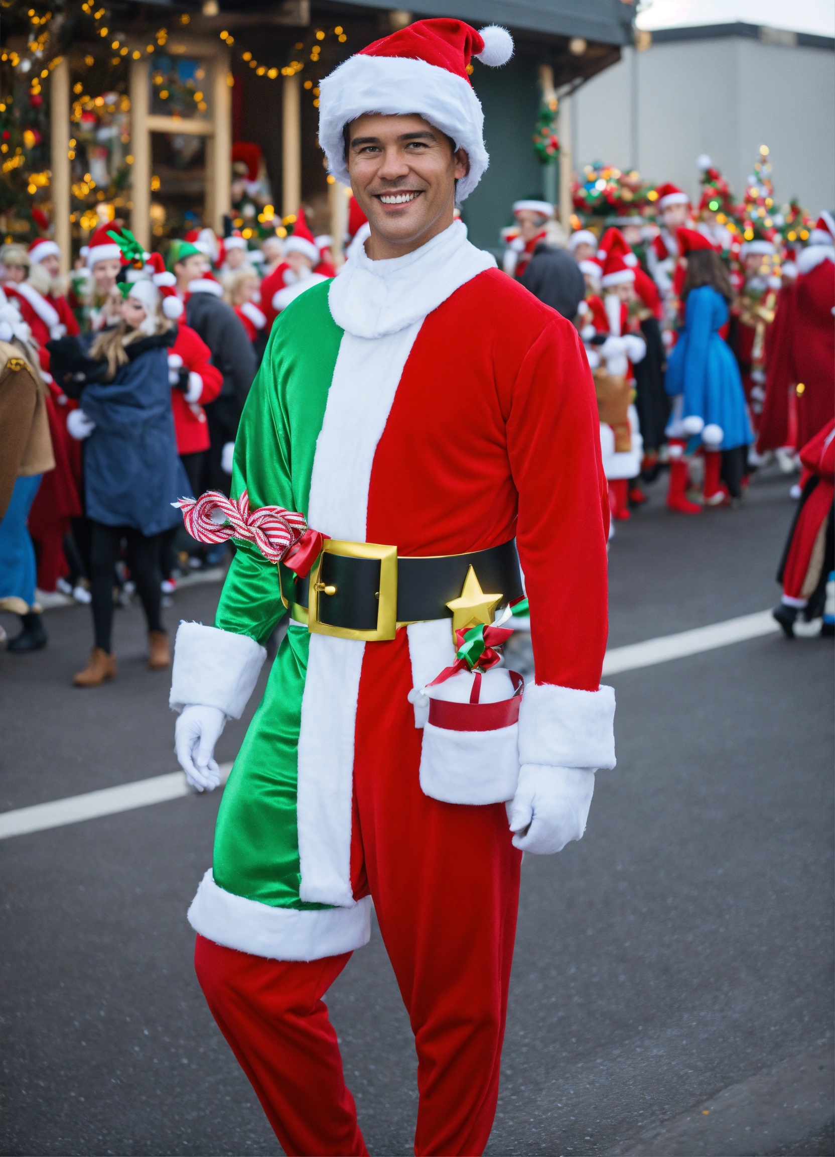 Lexica - Christmas parade characters costumes