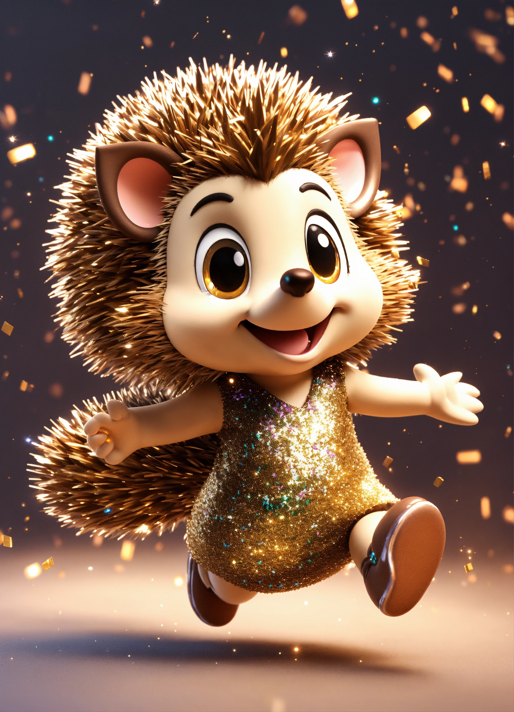 Lexica - Disney cartoon character, chibi, kind hedgehog glittery ...