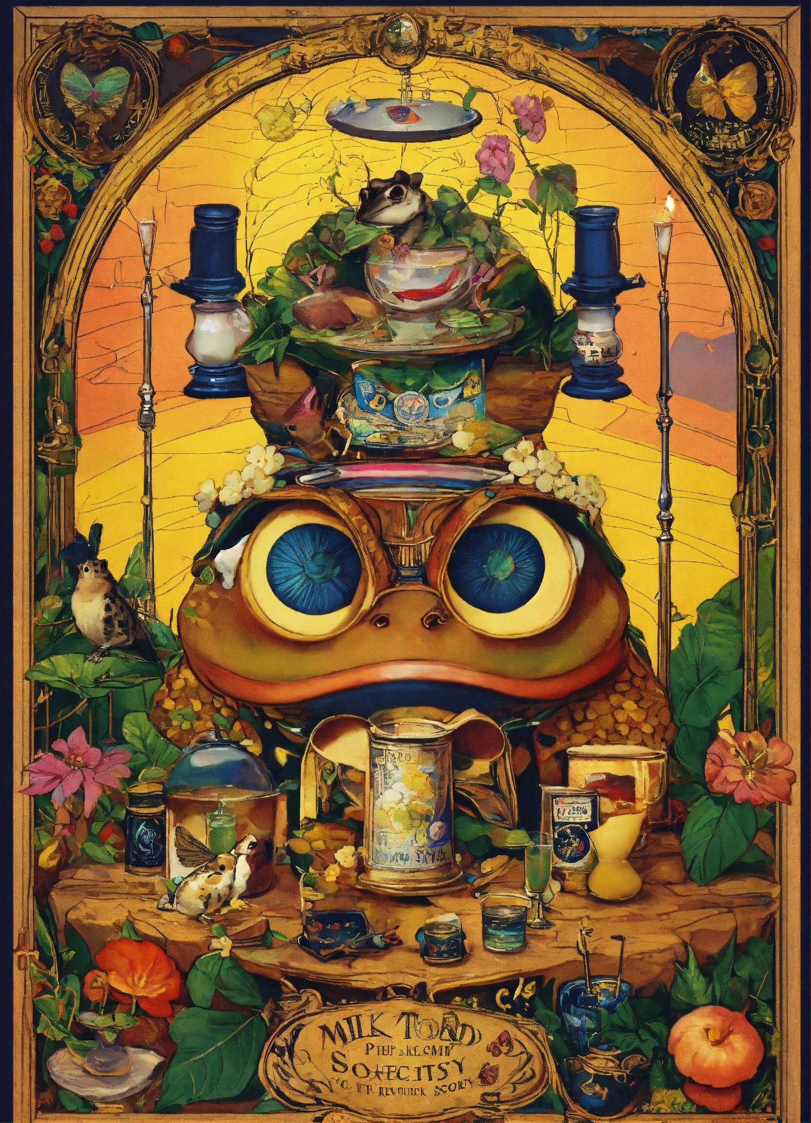 Lexica - MiLk Toad Society is a web3 secret society party collective.