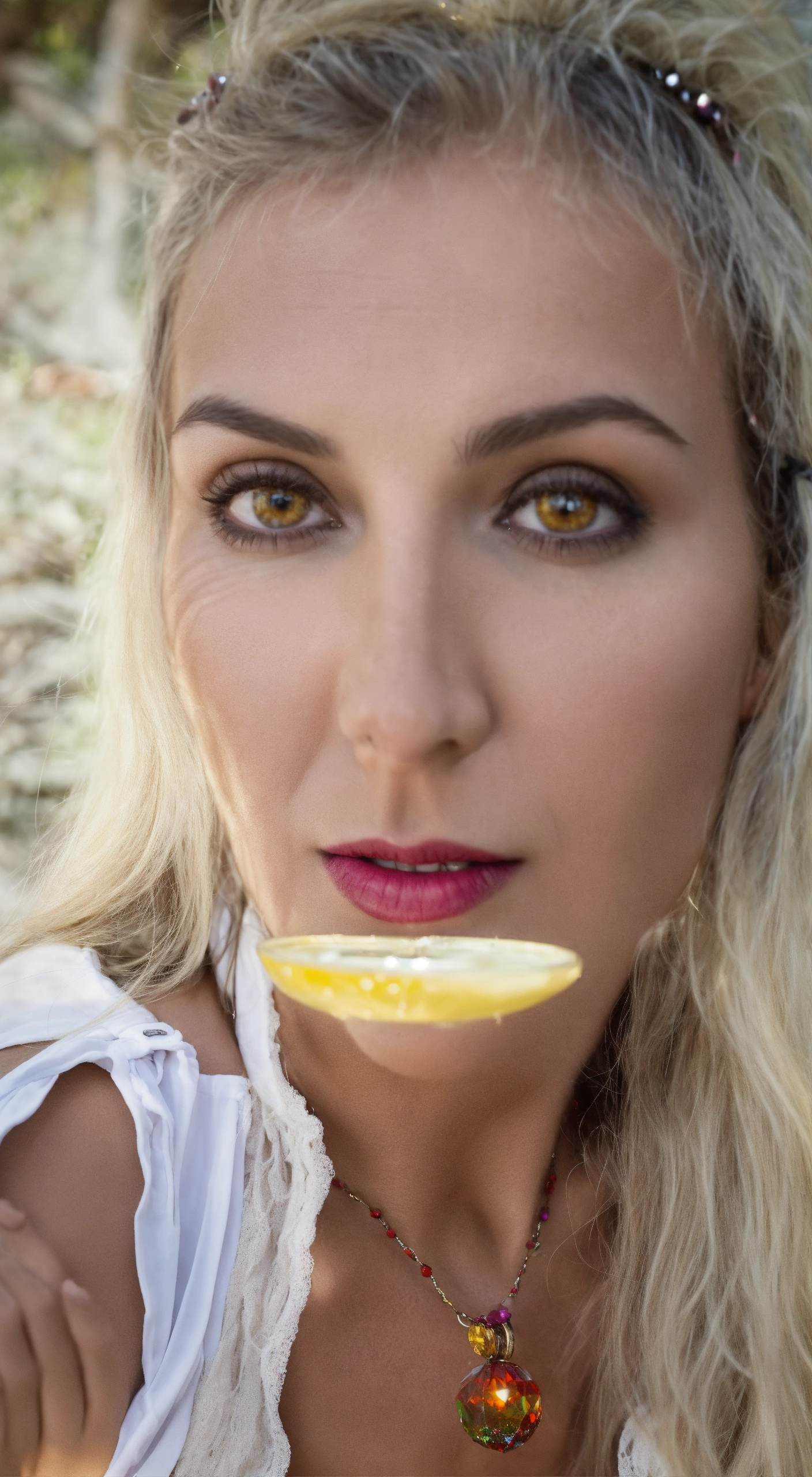 Lexica - Hypnotiziing Middle aged Romanian Witch Goddess casting a spell