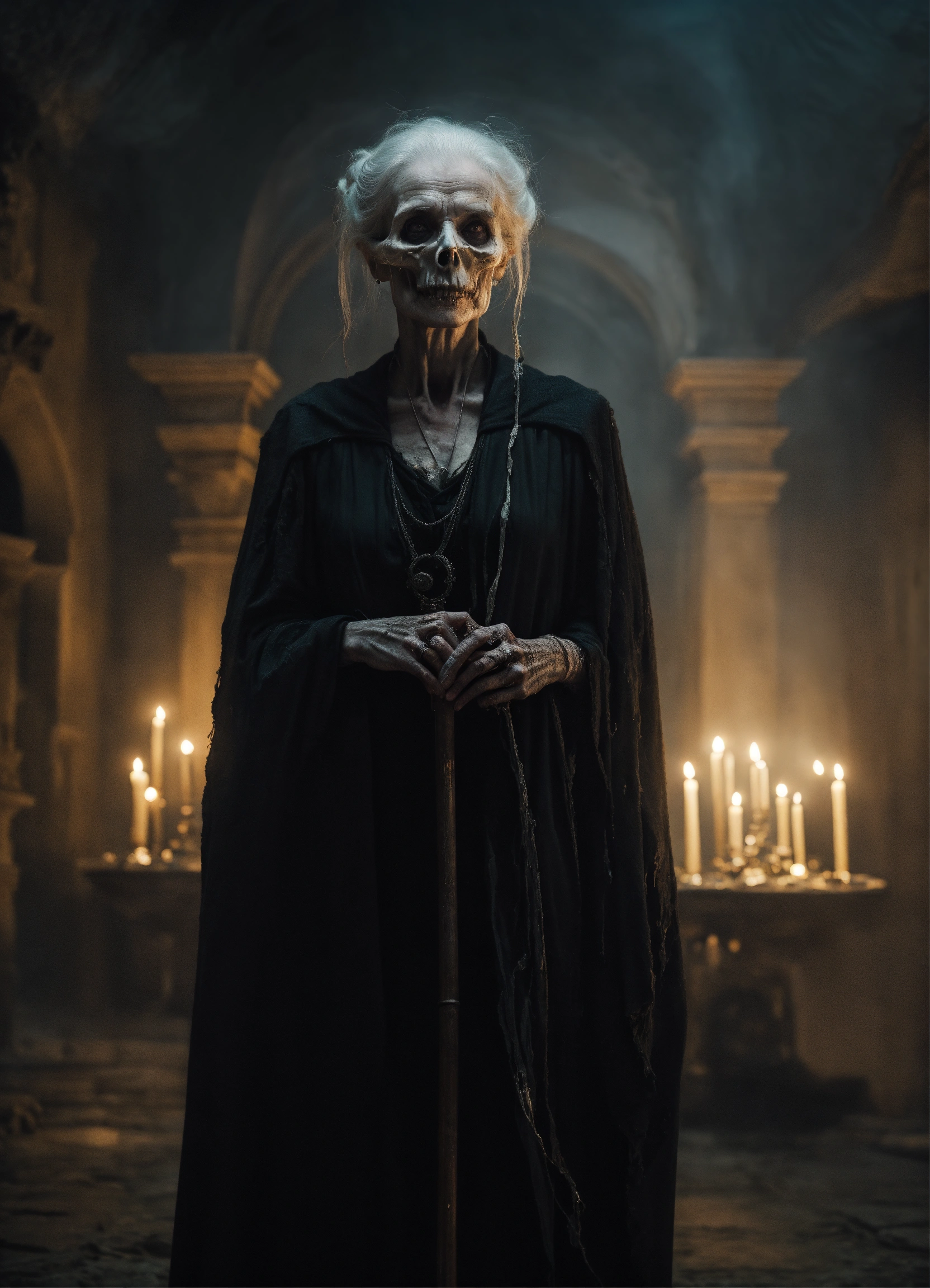 Lexica - Fantasy-inspired portrait of a hunched, decaying, terrifyingly ...