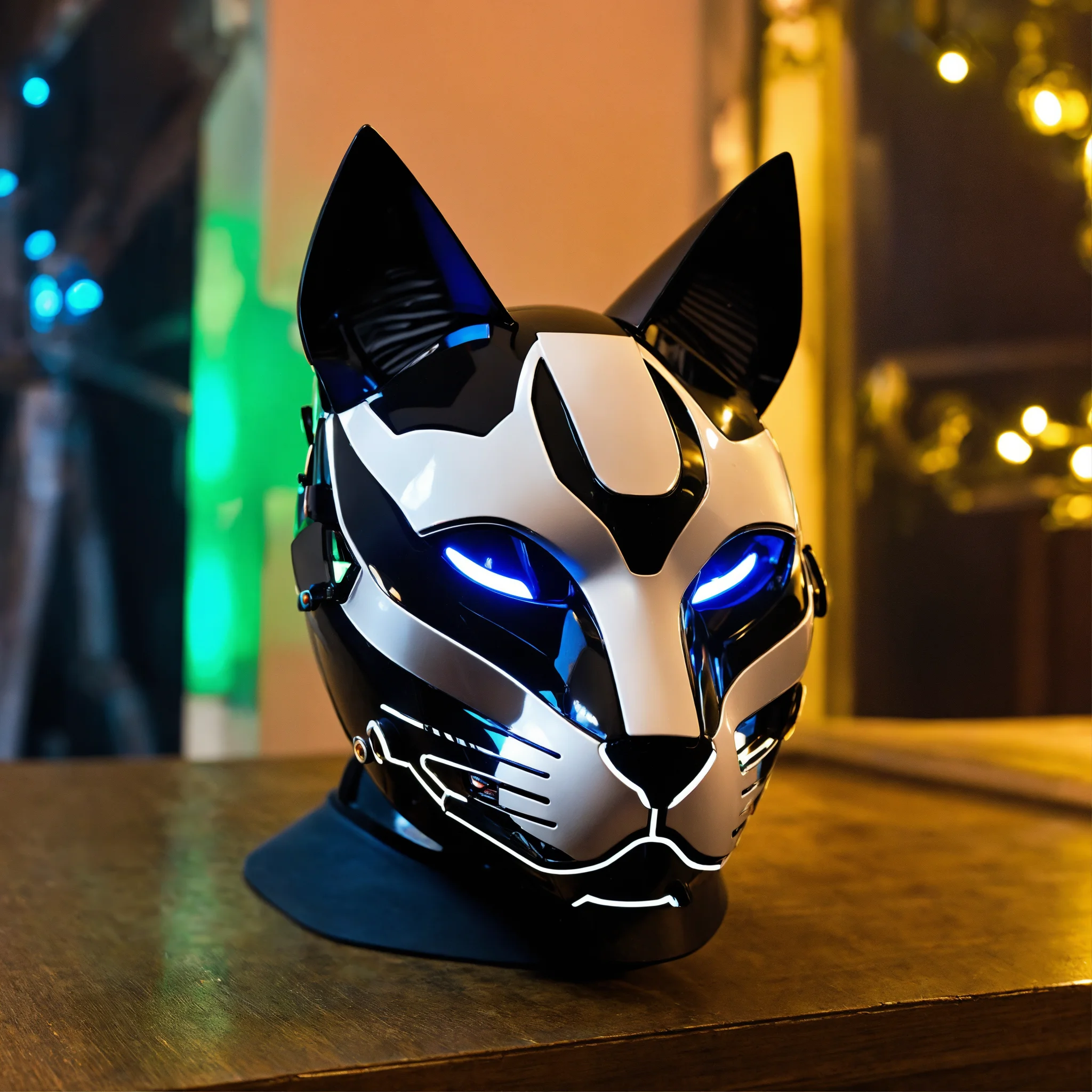Lexica - Robotic cat mask