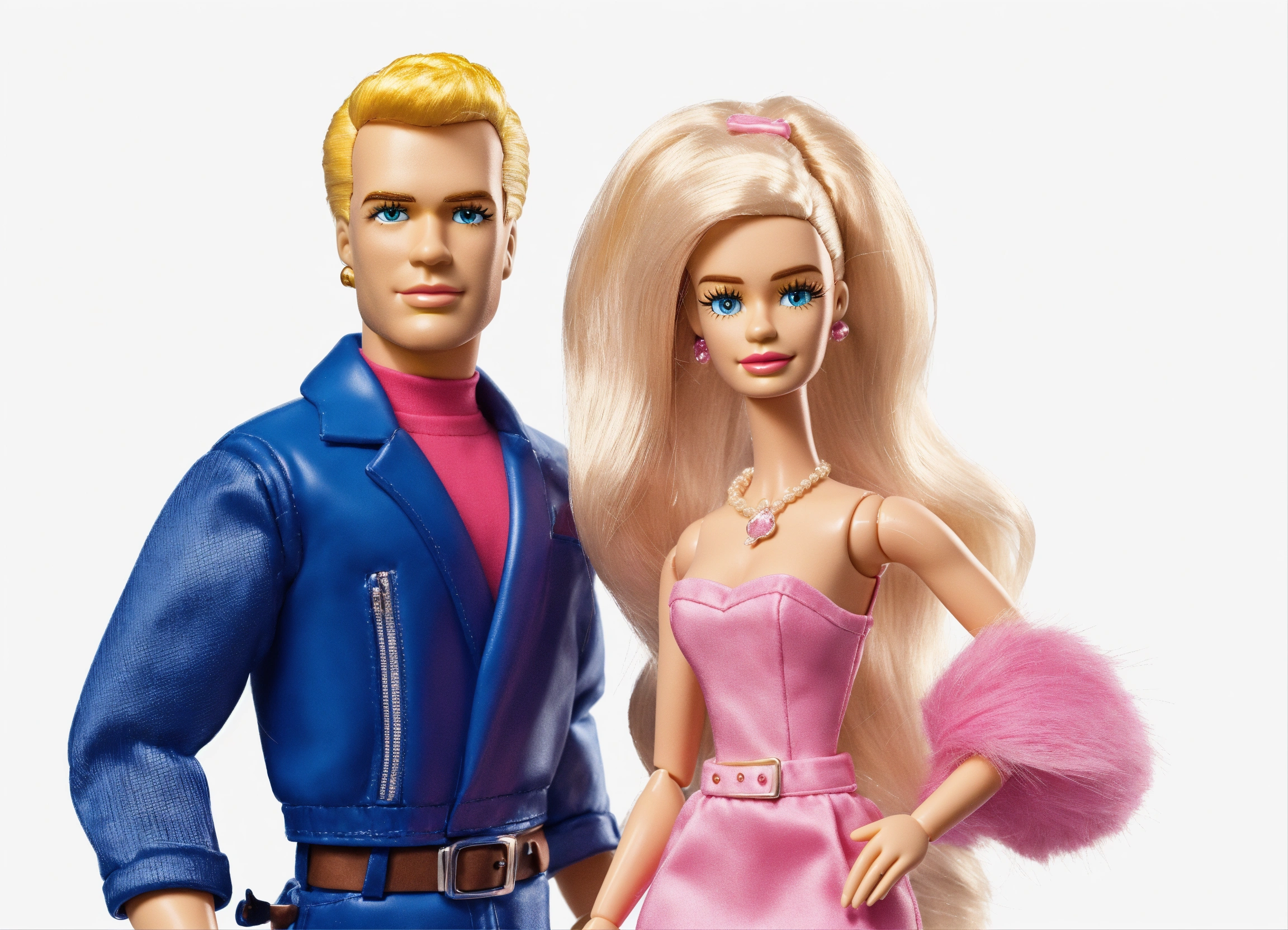 Lexica - Illustration of ken doll and Barbie doll in style Of Simpsons