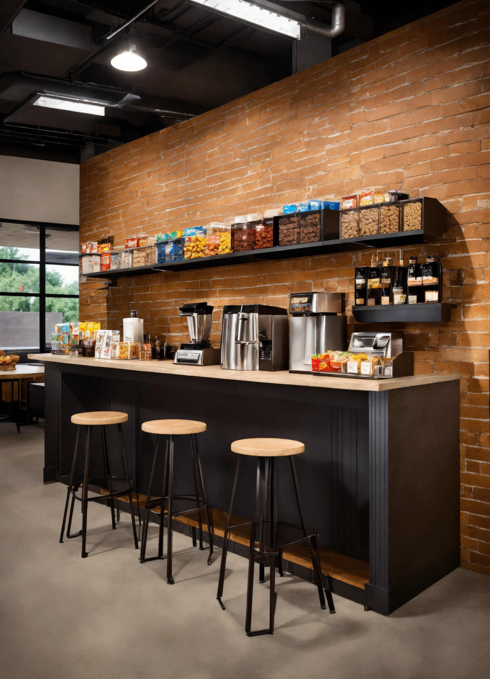 Lexica - A self serve breakroom snack bar with snacks on an easy to ...