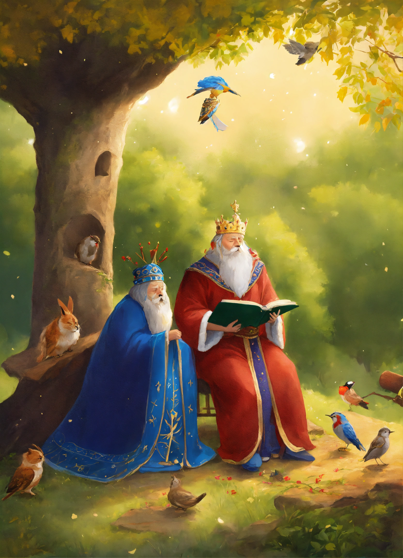 Lexica - A wise ruler has been sitting and sleeping under the tree ...