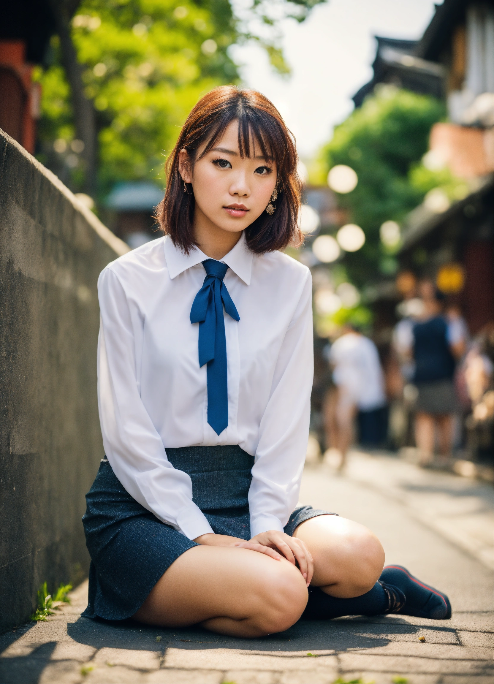 Lexica - Candid photo of a young Tokyo lady, pretty outlook, cute face ...
