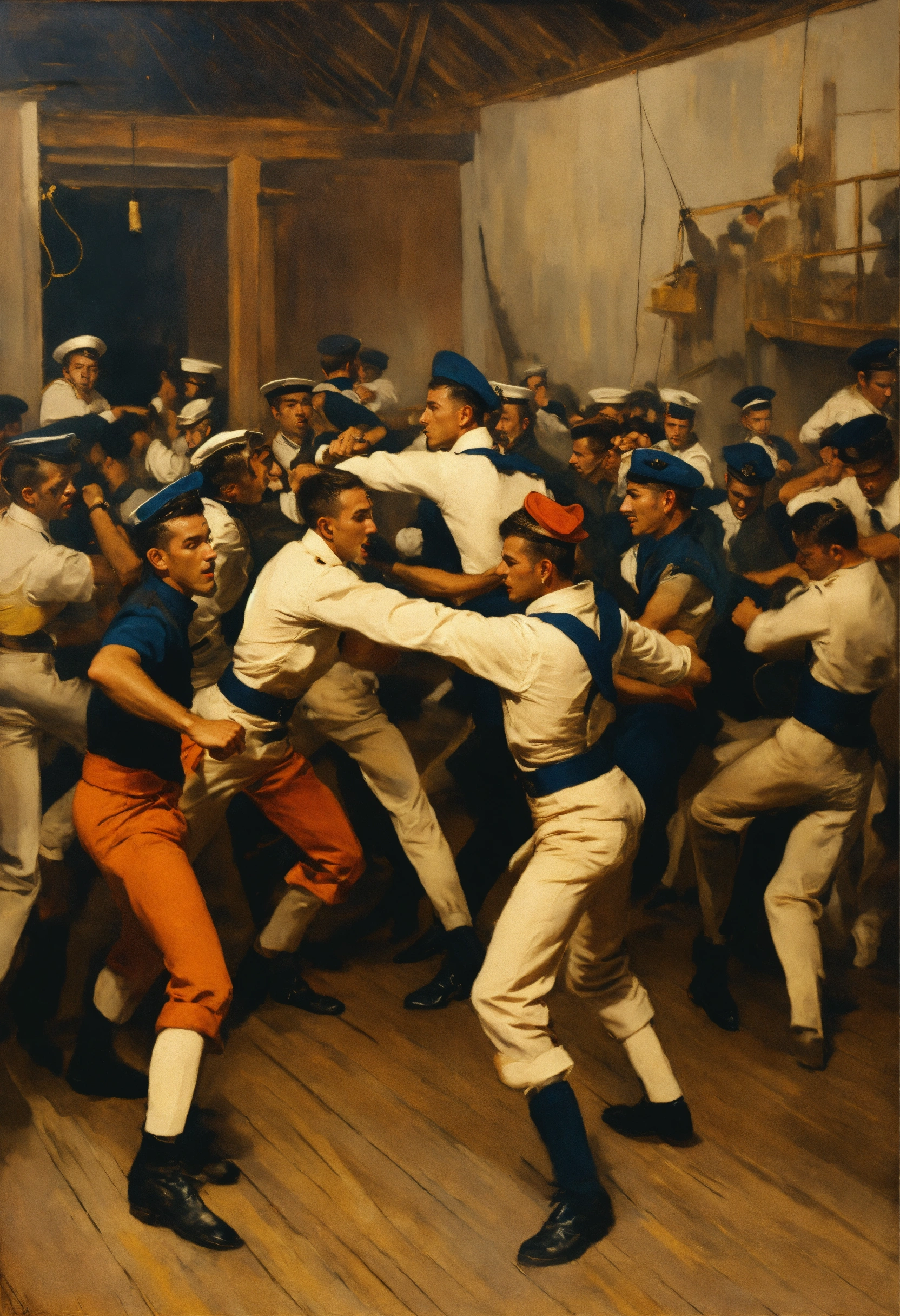 Lexica - Sailors fighting in a dance hall