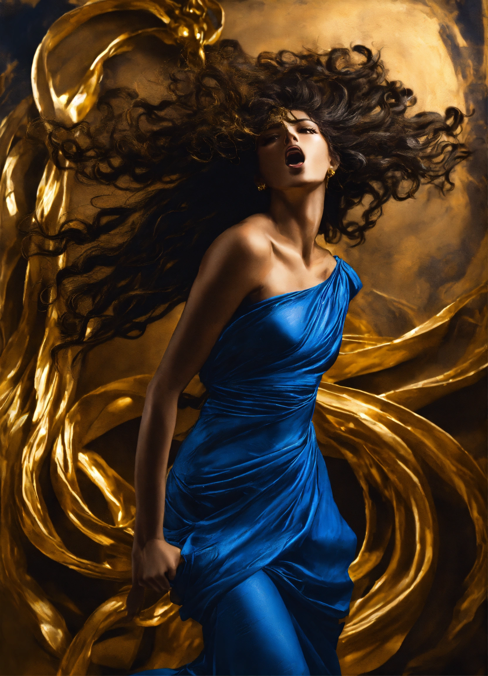 Lexica - Full-length view, looking straight, natural standing pose, the ...