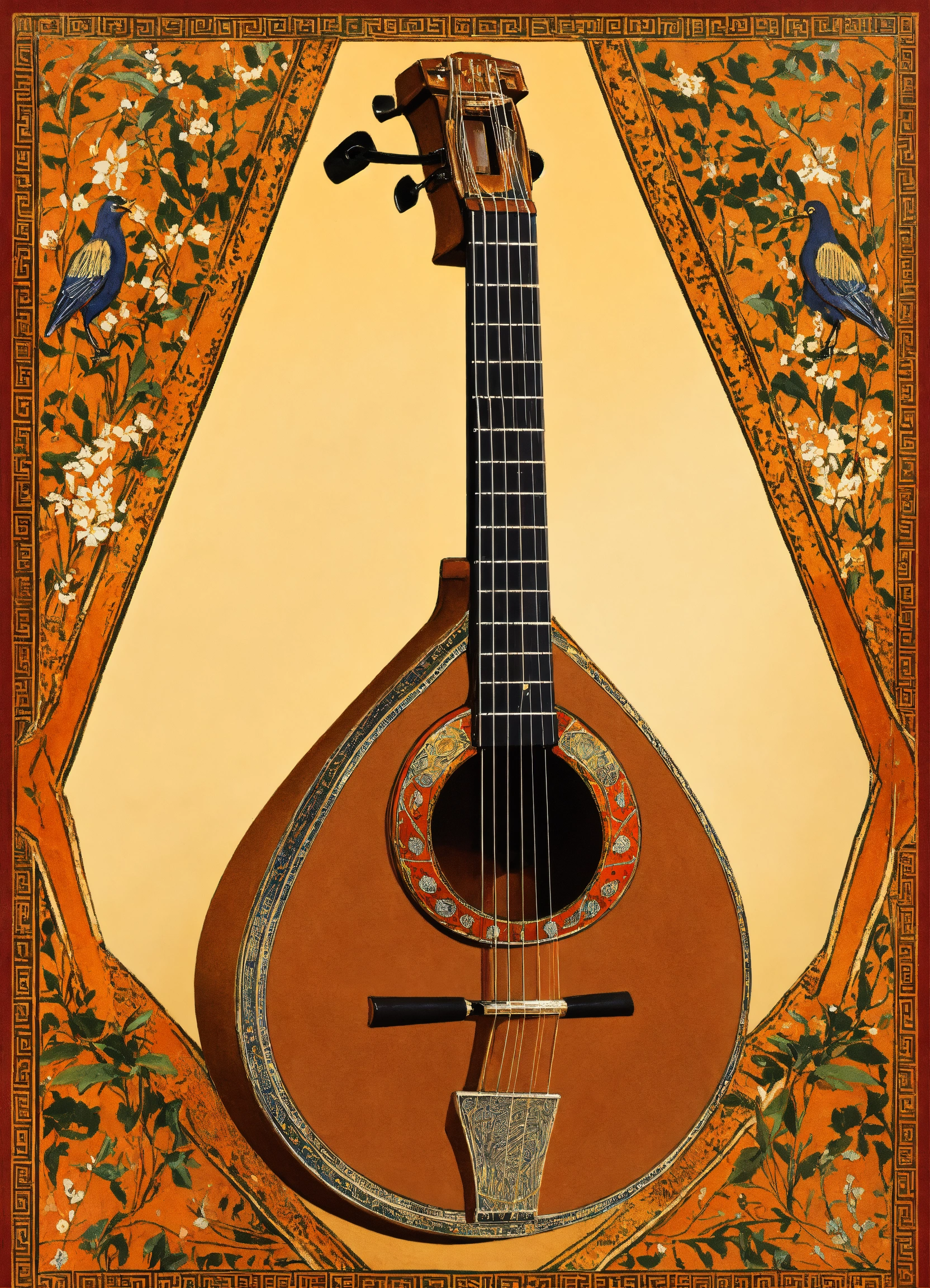 Lexica - Ancient art Greek bouzouki