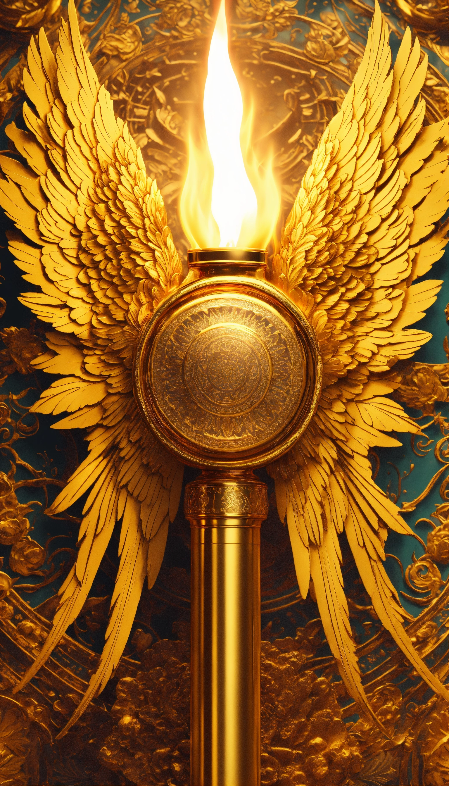 Lexica - Powerful, detailed torch, digital illustration, real, 3D ...