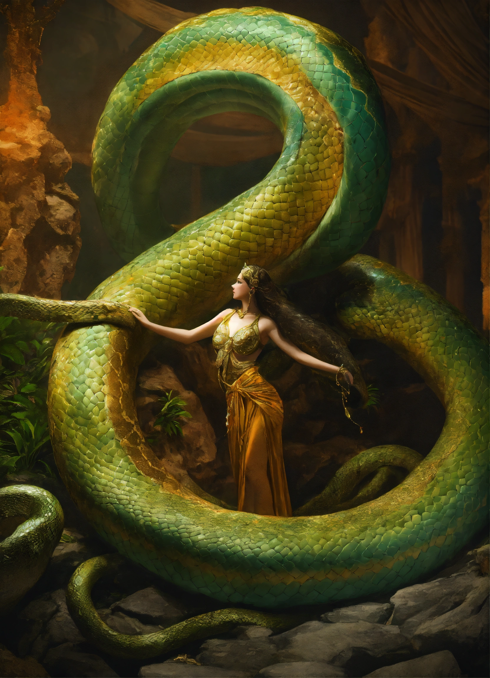 Lexica - Detailed 4k photo of a fantastical creature the shamaran a ...