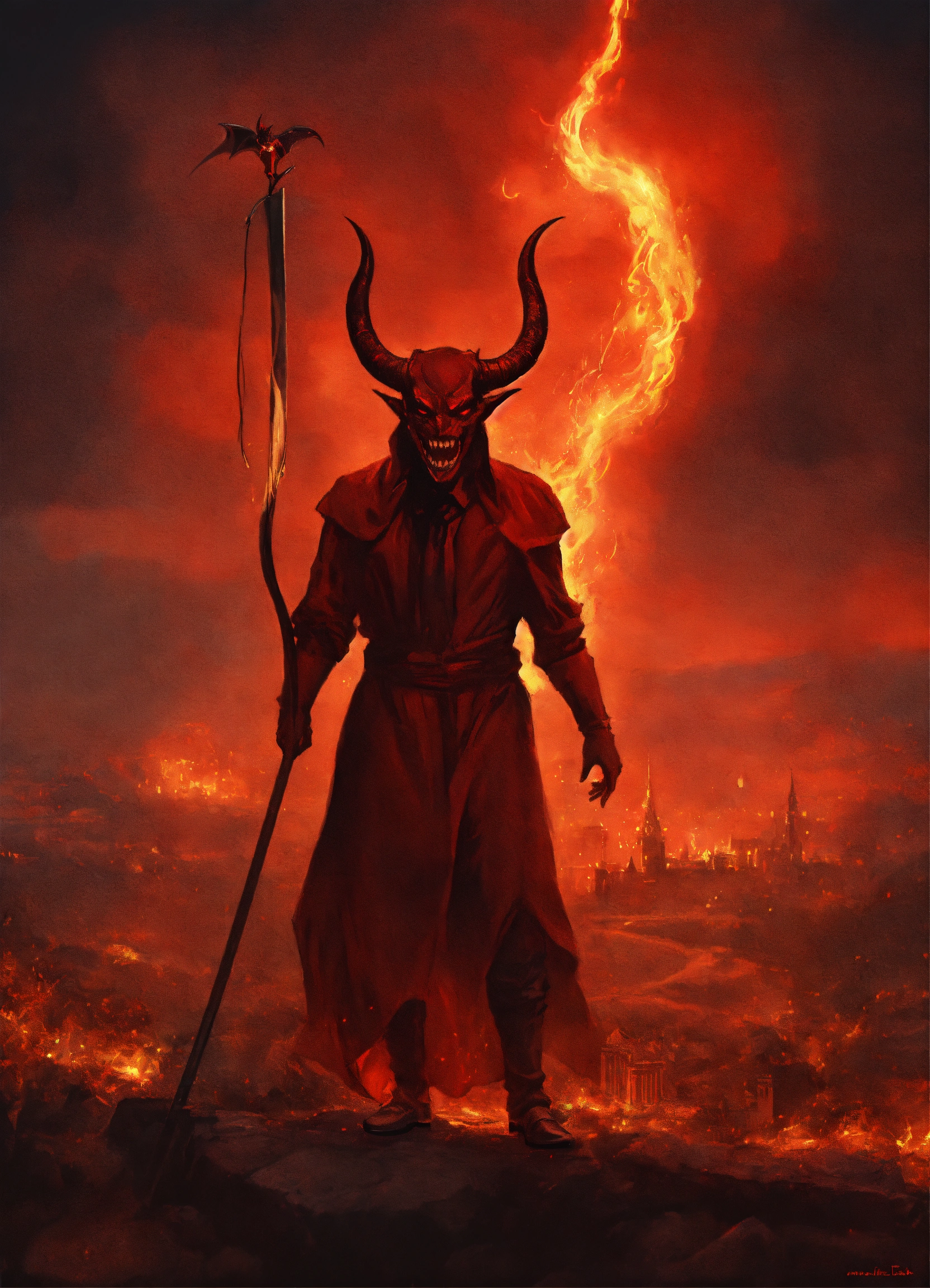 Lexica - The devil deceiving someone